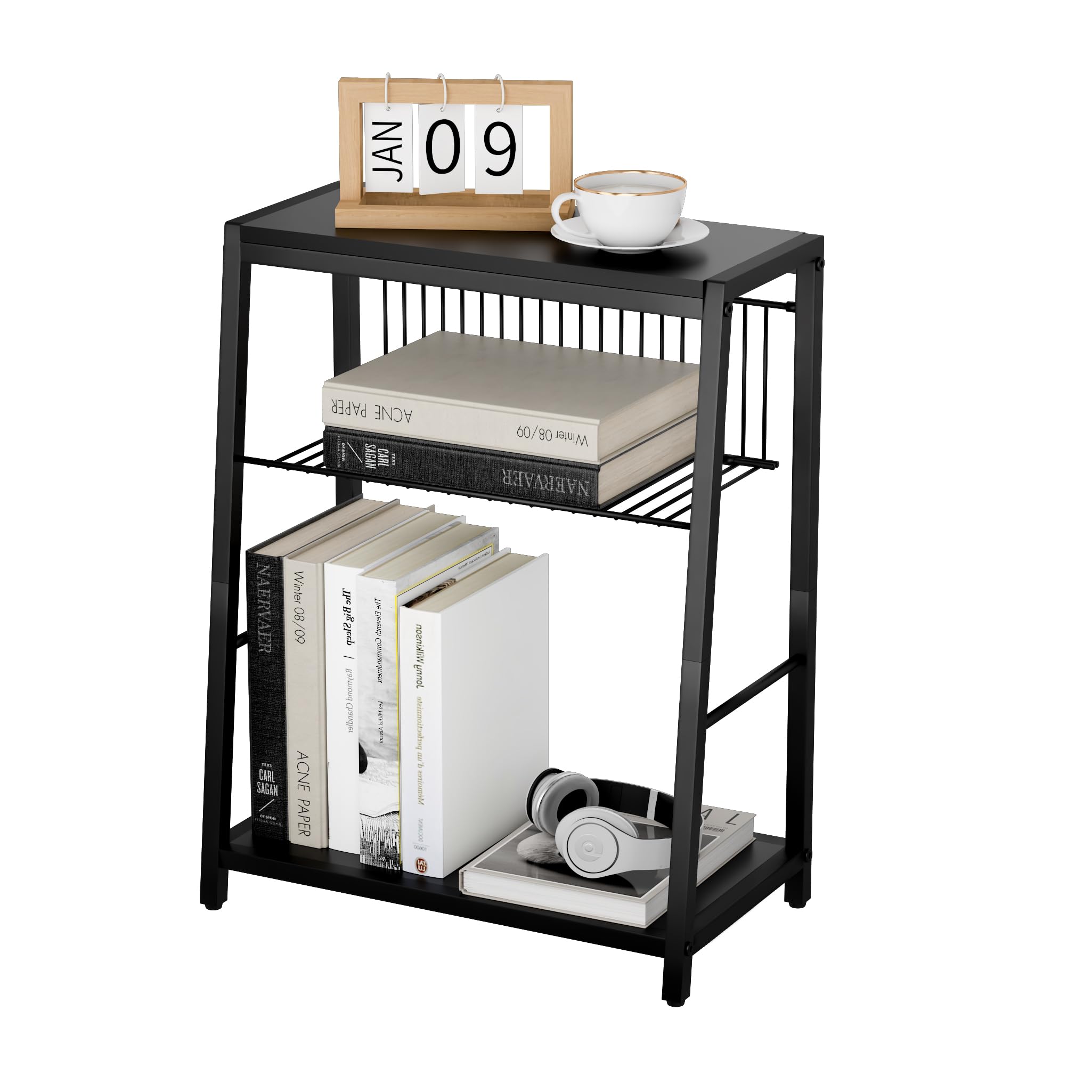 Amazon.com: Small Narrow Side Table For Small Spaces Skinny End Side ...