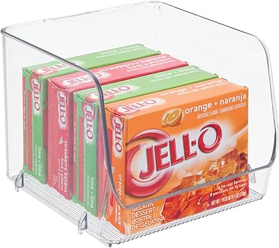 Amazon.com - iDesign Recycled Plastic Stackable Open-Front Storage Bin ...