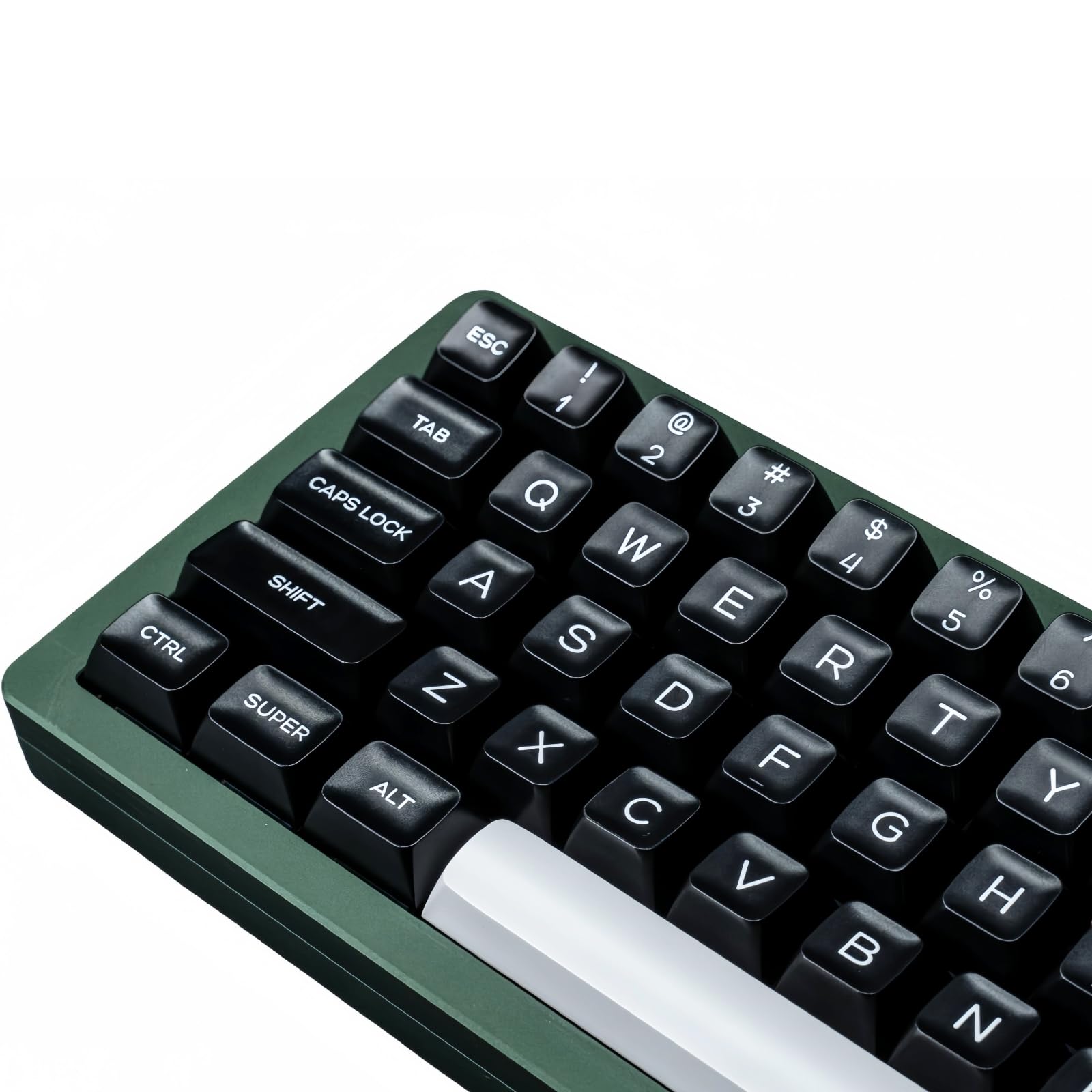 Amazon.com: WOB PBT Keycaps - White on Black Keycaps Double Shot PBT ...