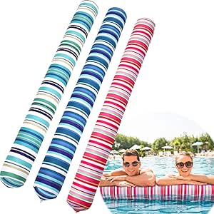 Amazon.com: WinnerWhy 3 Pack Inflatable Swim Pool Noodle 54'' Large ...