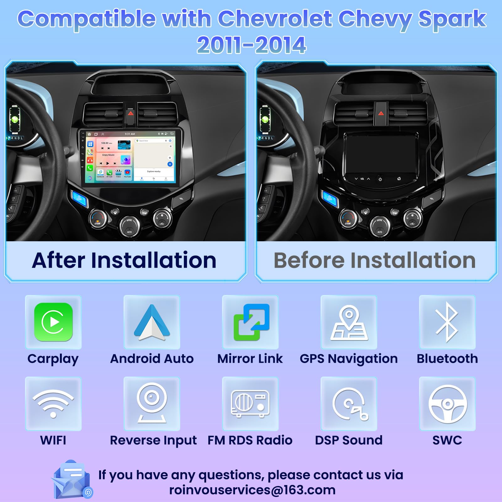 Snapklik.com : 8 Cores 4+64G Android Car Radio For Chevrolet Chevy ...