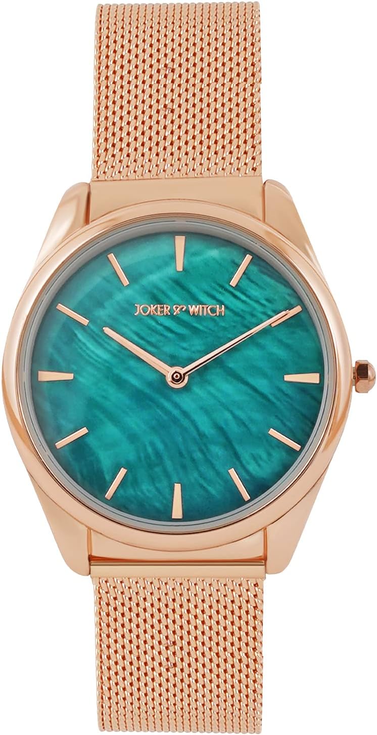 Joker & Witch Stainless Steel Women Auric Loop Analog Watch Bracelet ...