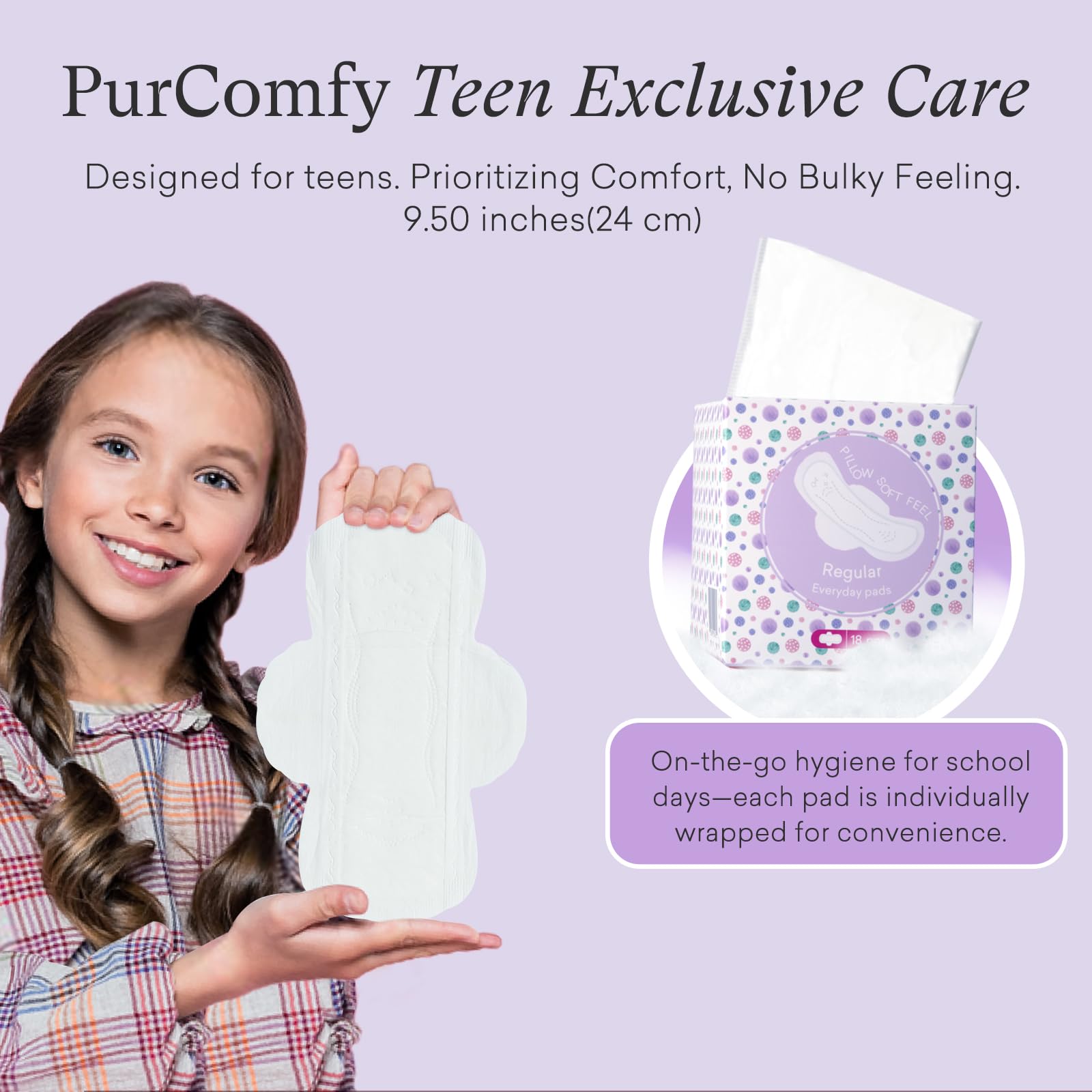 Snapklik.com : PurComfy Teens Period Pads