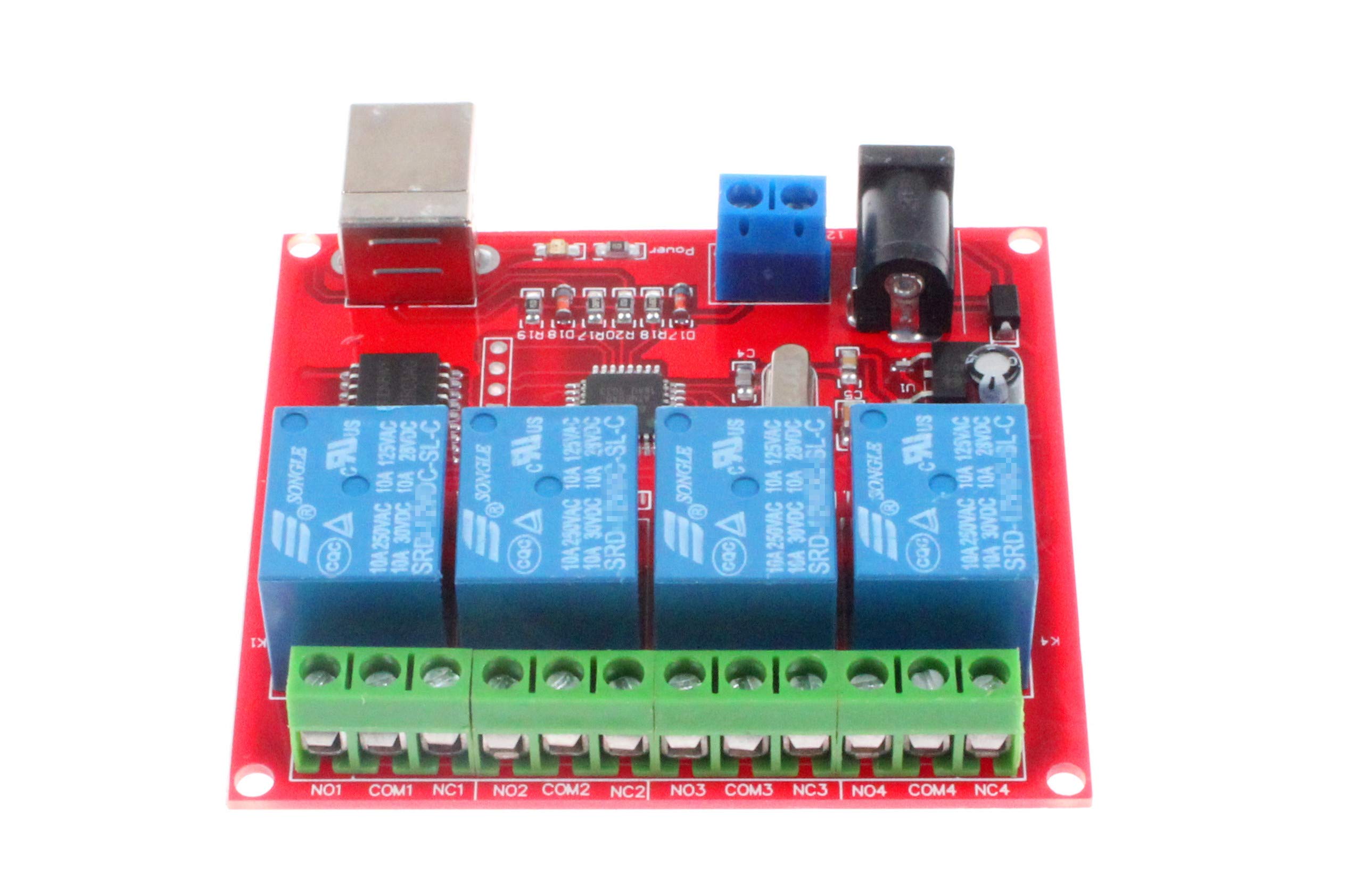 Snapklik.com : 4-Channel 5V Computer USB Control Switch Relay Module ...