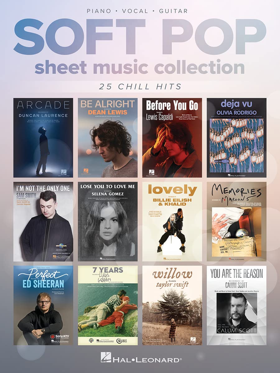 Buy Soft Pop Sheet Music Collection: Piano/Vocal/guitar Songbook Book ...