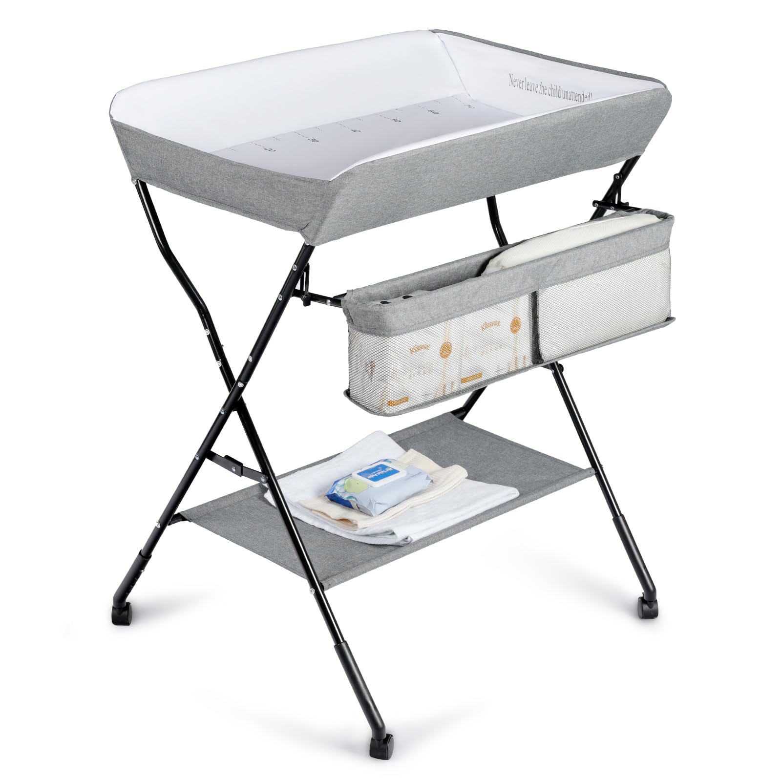 TODEFULL Portable Baby Changing Table, Diaper Changing Station for Baby ...