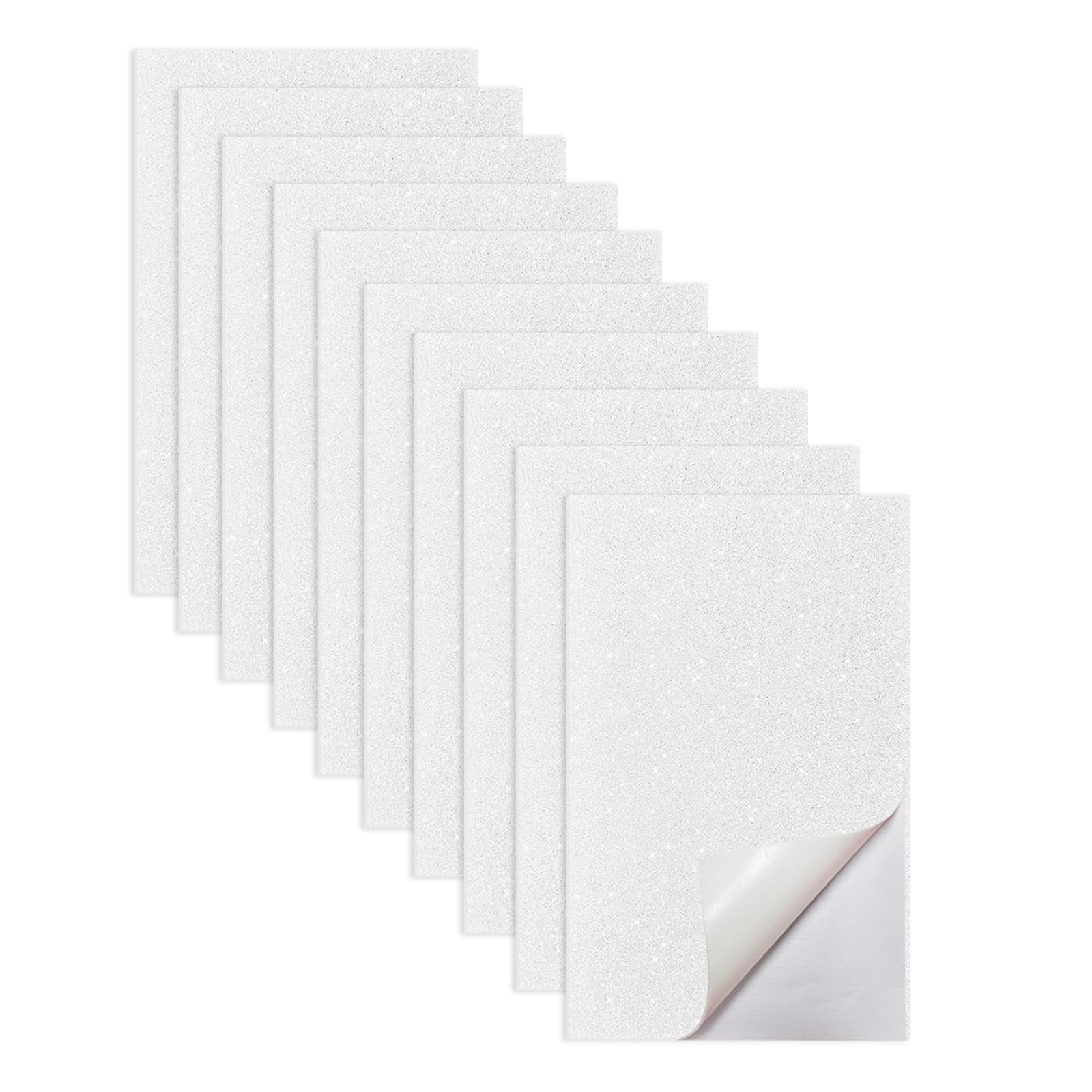 Amazon.com: Jtnohx Glitter Foam Sheets with Adhesive Backing, Self ...
