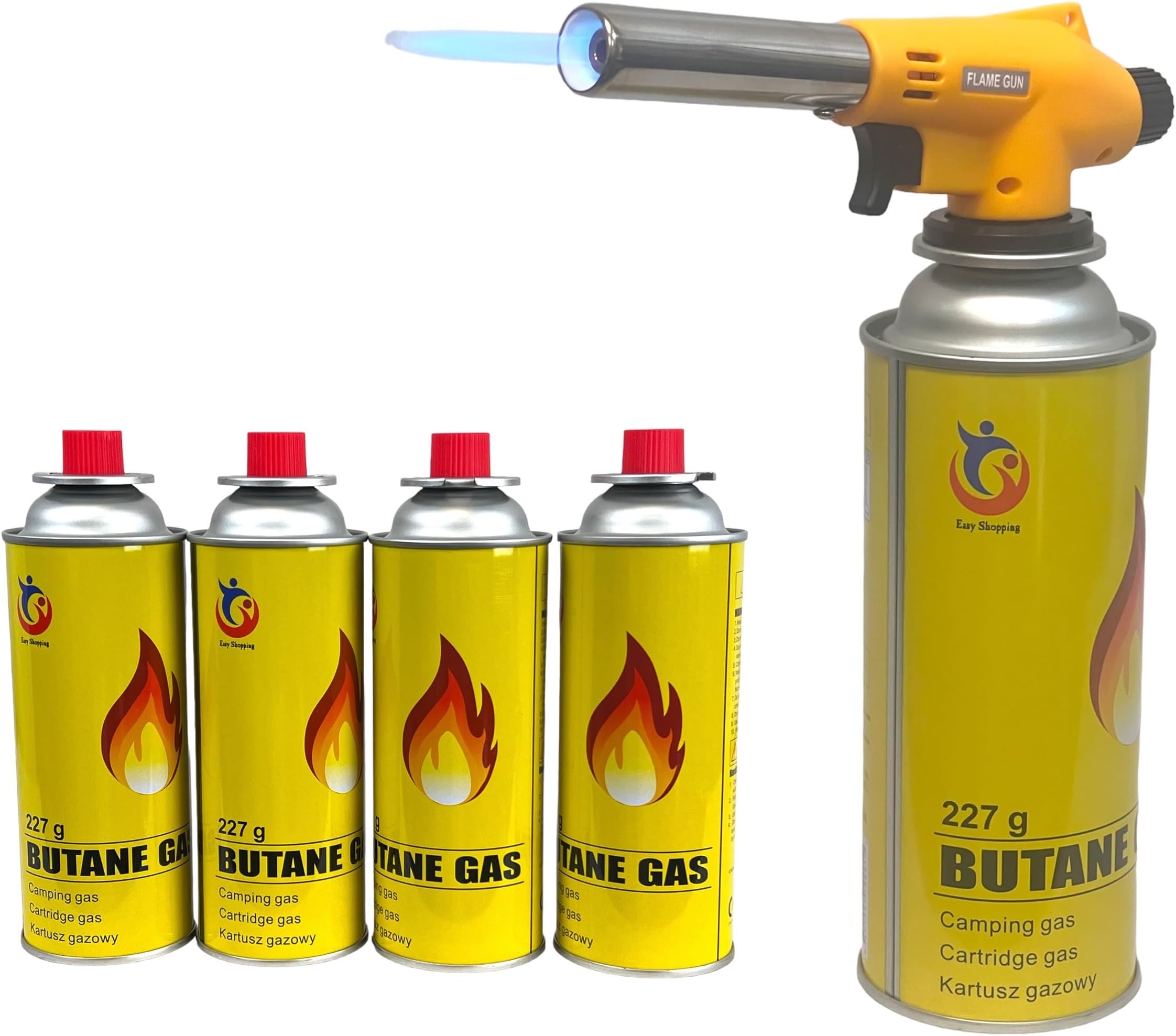 Blow Torch Head Butane Weed Burner Auto Ignition Welding Gas ...