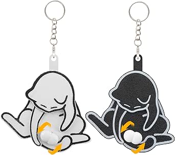 Amazon.com: HGEKLIZV Mischief Cat Interactive Keychain Funny Wiggling ...