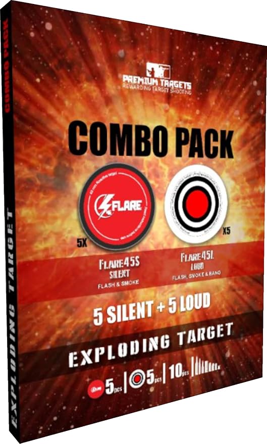 Combo Pack Exploding Target | Flash, Smoke & Bang | Air Rifle Target ...