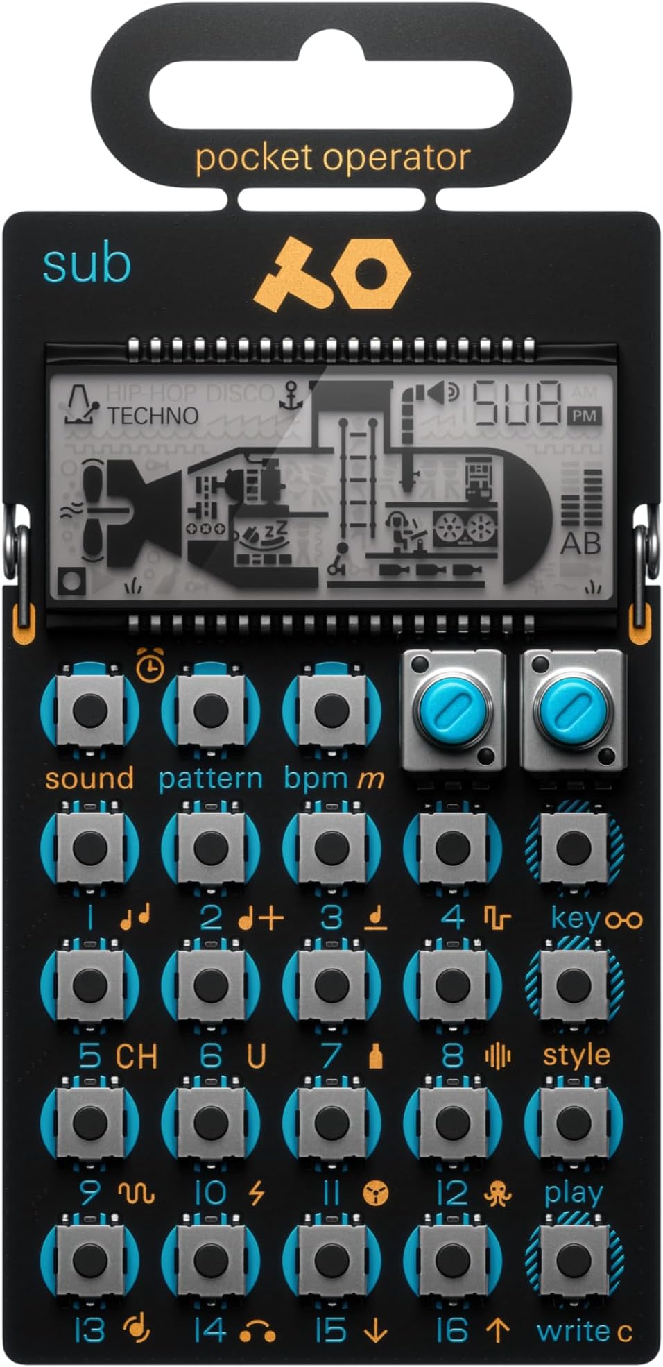 Teenage Engineering PO-14 Sub Pocket Operator - Bass-Synthesizer ...