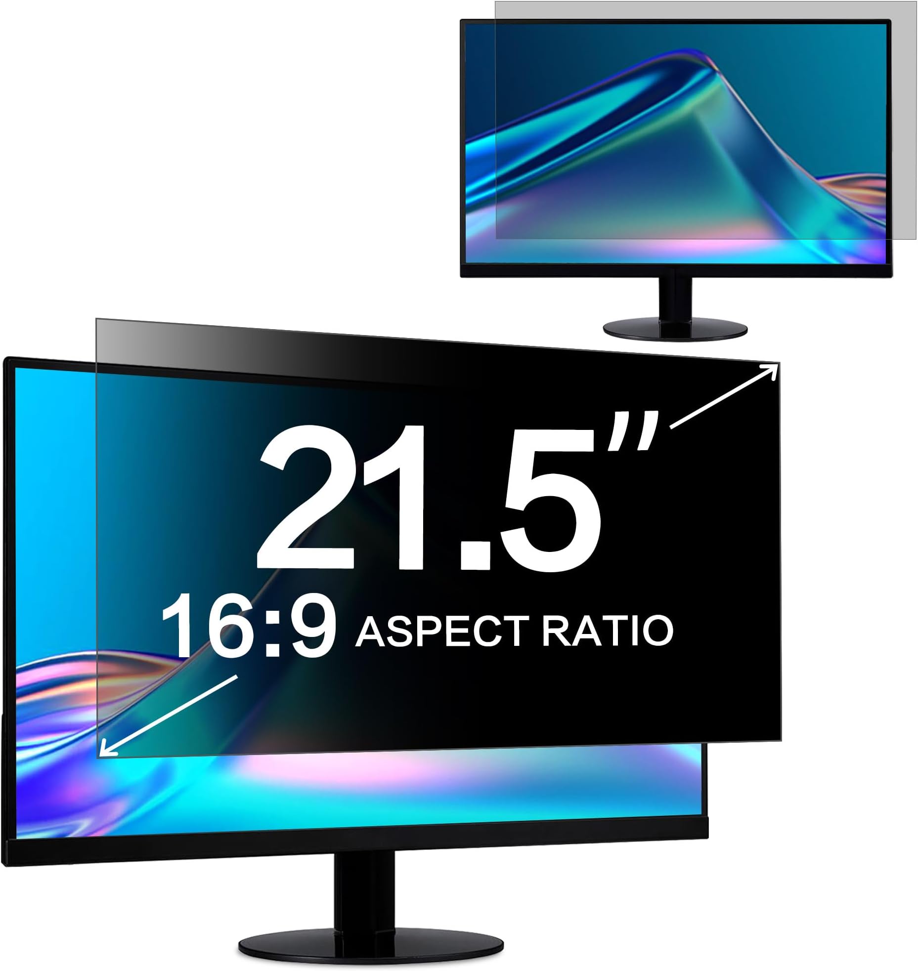 Amazon.com: BERSEM 21.5 Inch Monitor Computer Privacy Screen Filter for ...