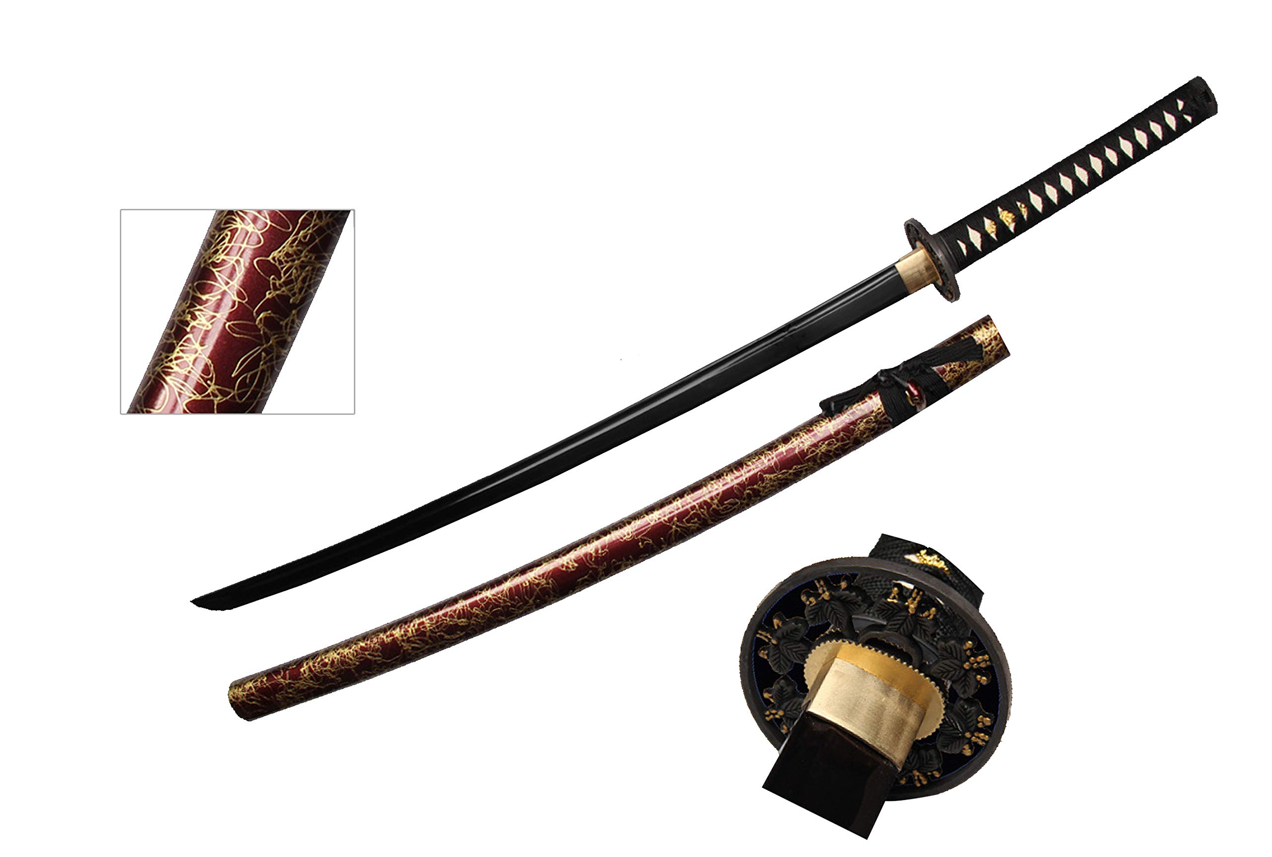 Snake Eye Tactical Warrior Classic Handmade Samurai Katana Sword Wooden ...
