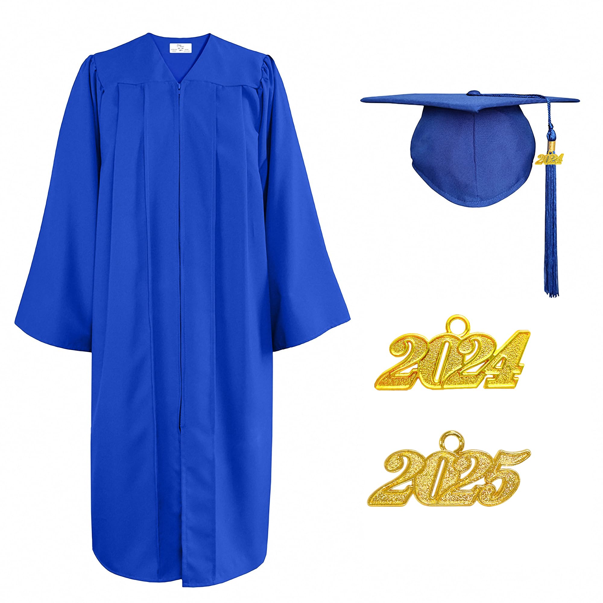 Snapklik.com : Unisex Matte Graduation Gown Cap Tassel Set 2024&2025 ...