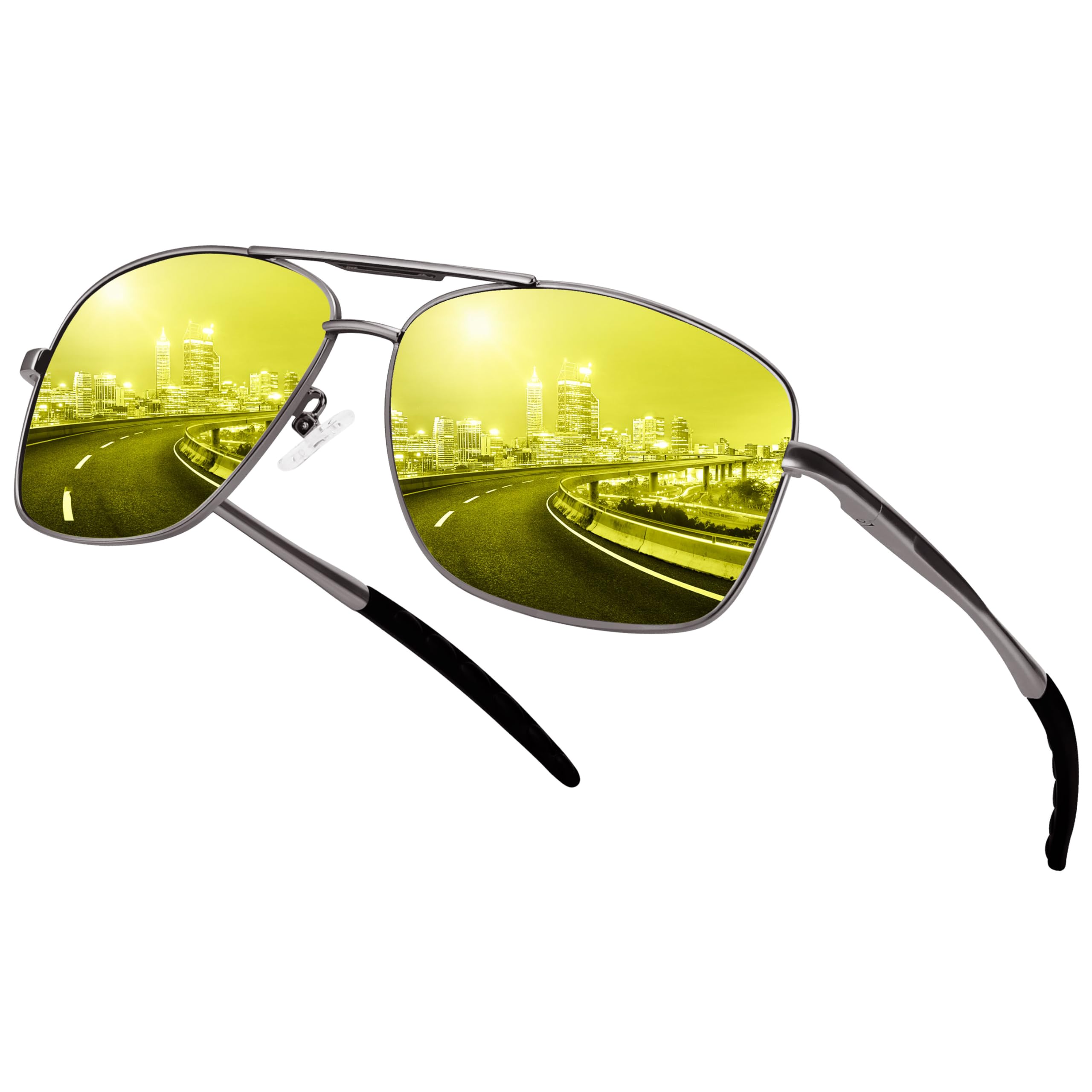 Snapklik.com : URUMQI Night Driving Glasses For Men Women Anti Glare ...