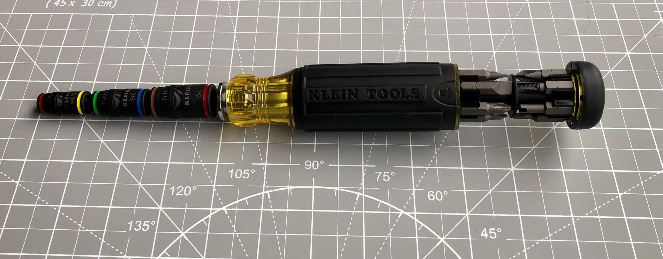 $6/mo - Finance Klein Tools 32304 Screwdriver, 14-in-1 Adjustable ...