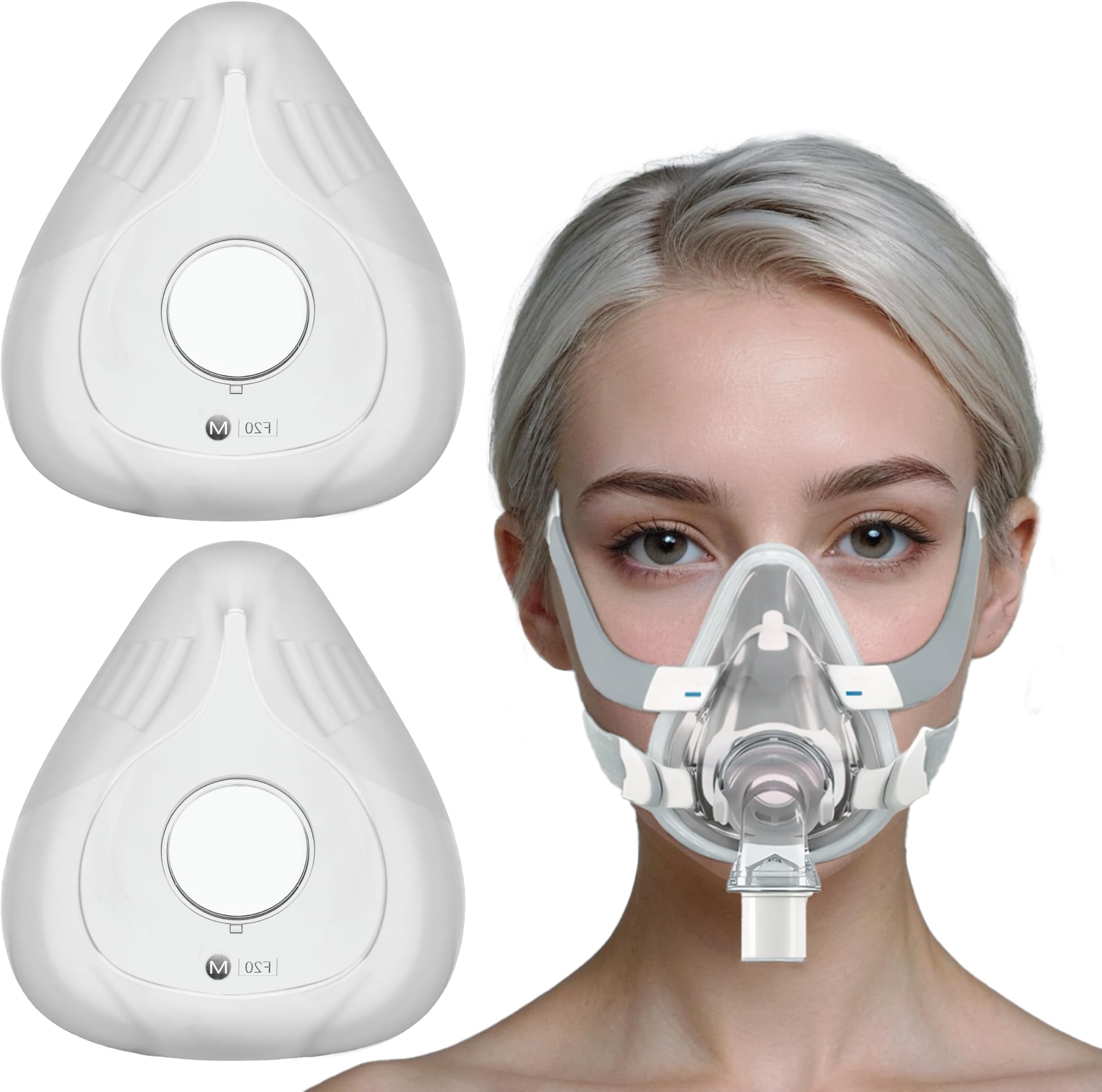 Amazon.com: 2 Pack Replacement Cushions for AirFit N20 Mask (L ...