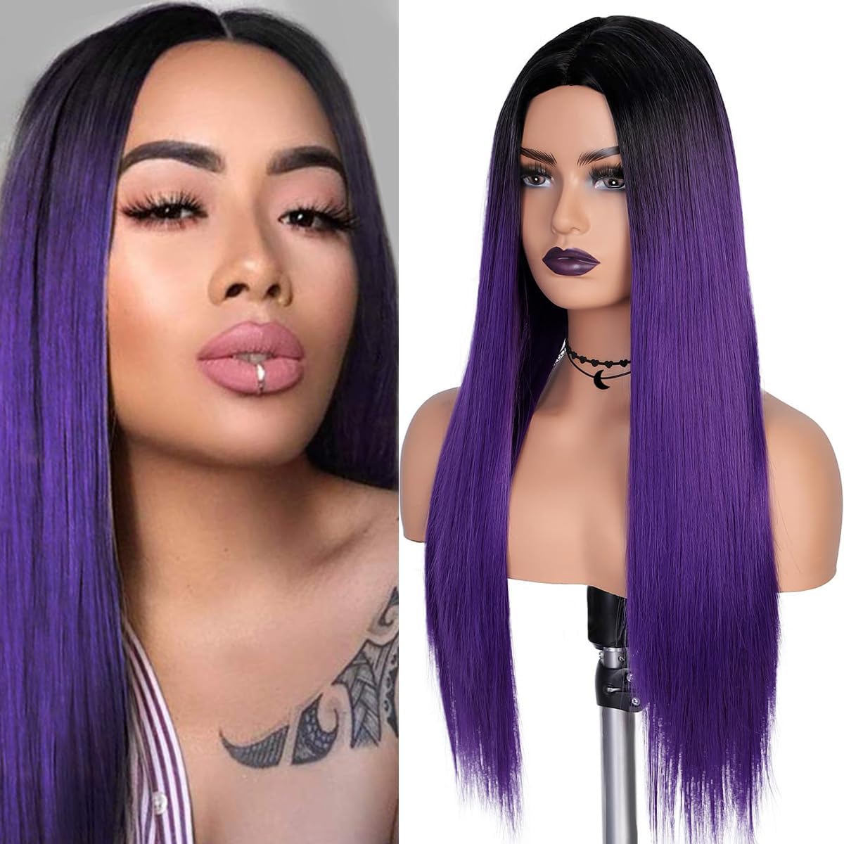 Amazon.com : Coraline Long red Wig Long Red for Women Straight Hair ...