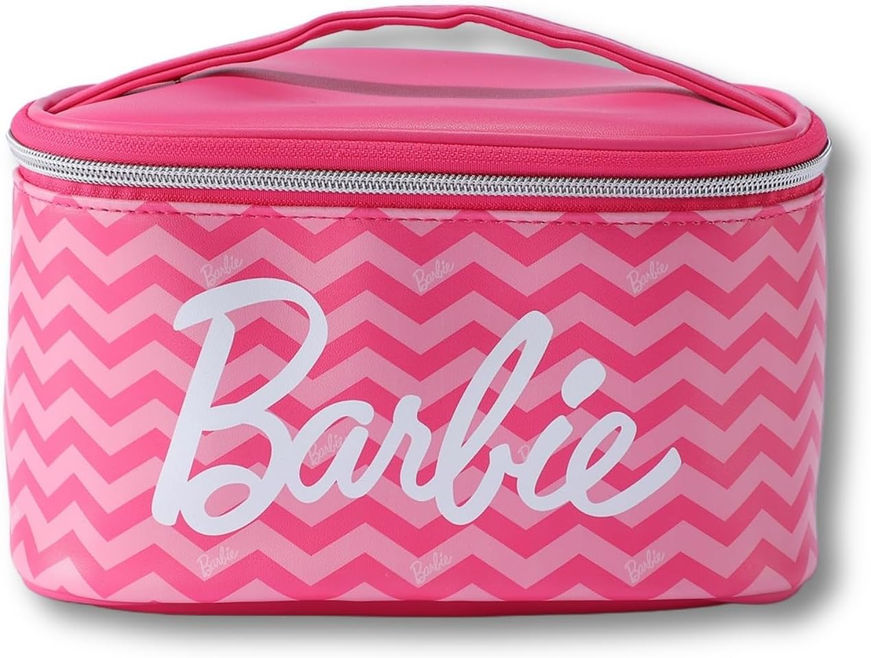 Amazon.com: MINISO Barbie Barrel Cosmetic Bag Large Capacity Travel ...