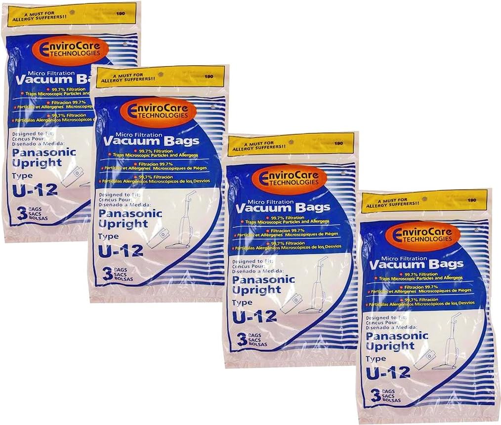 Amazon.com - Envirocare Replacement Vacuum Bags Made to Fit Panasonic U ...