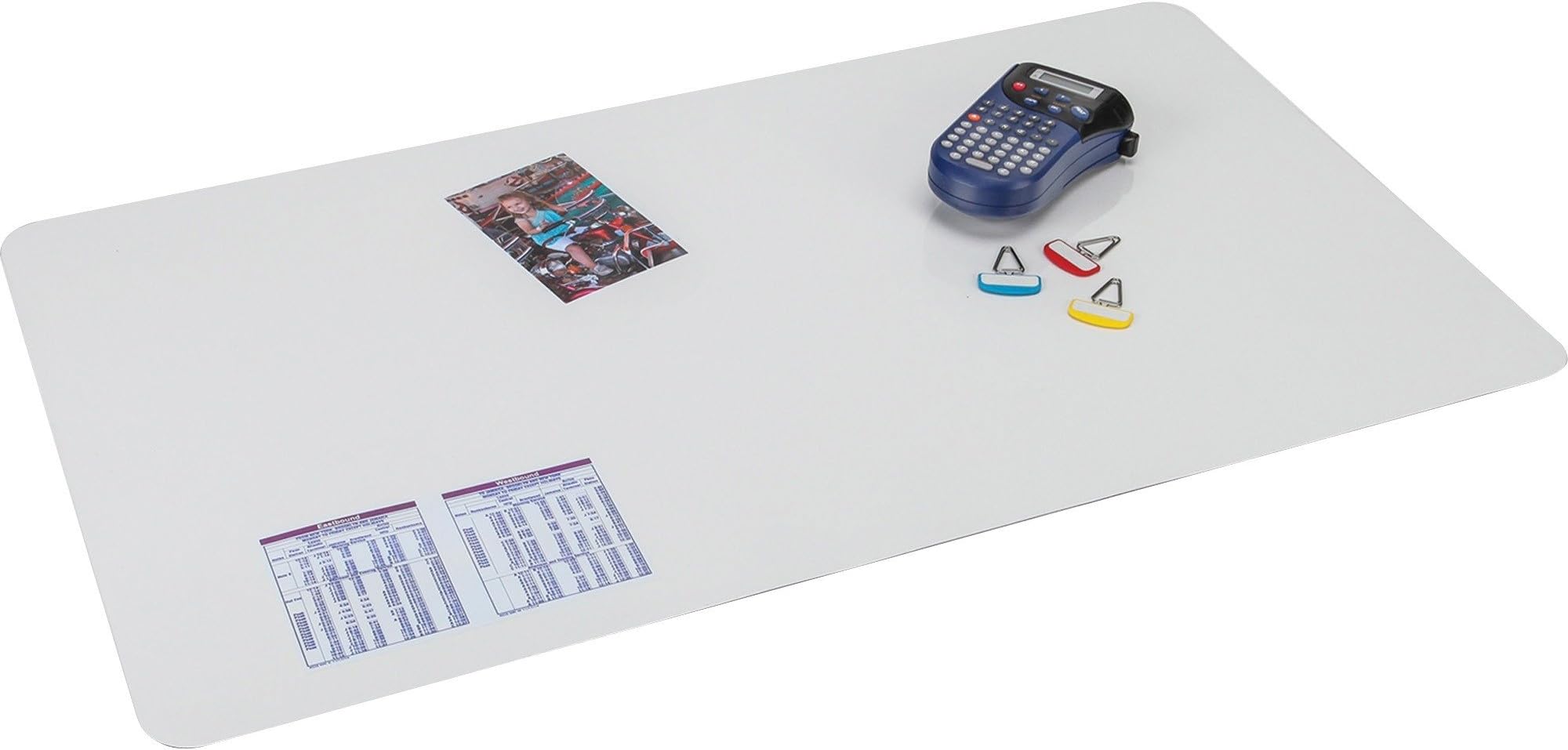 Amazon.com : Desk Pad Blotters Protector Clear 18x24 in Plastic ...