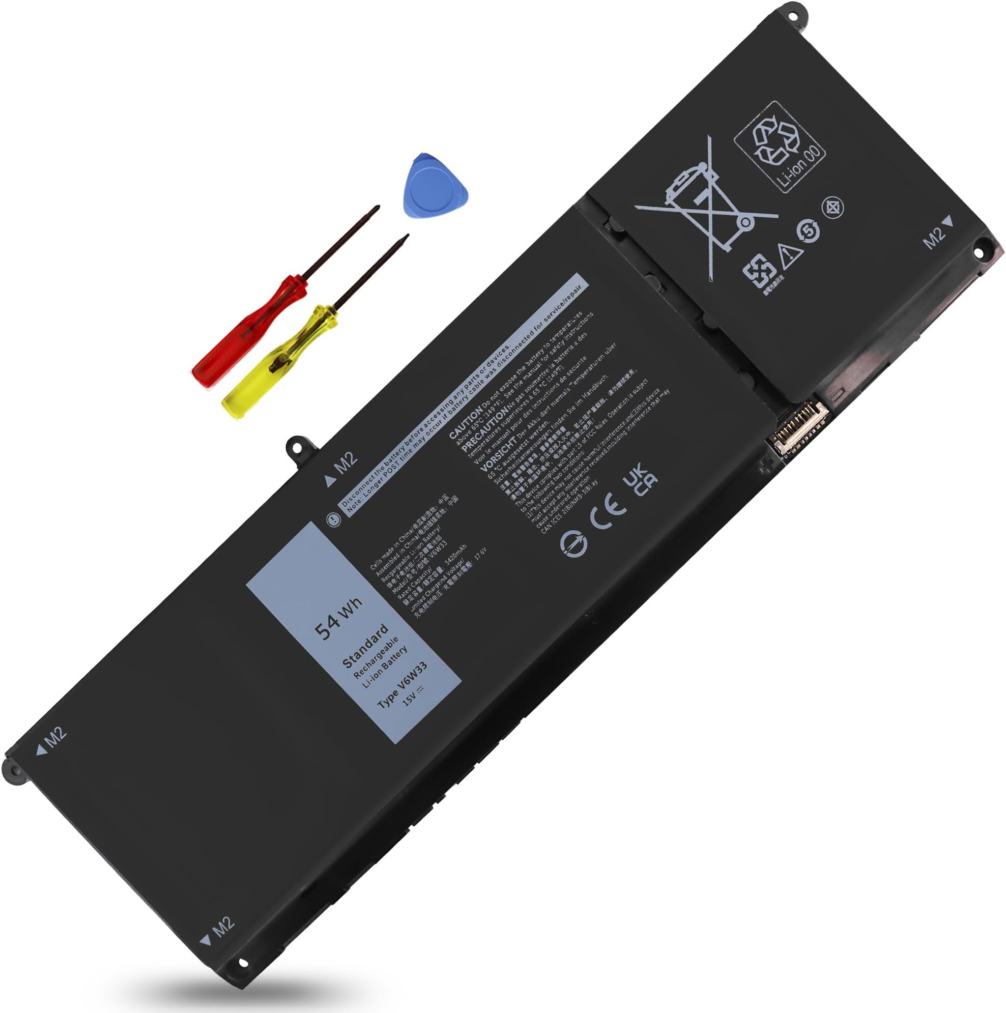 Amazon.com: 54Wh V6W33 Battery for Dell Inspiron 3510 3511 3515 3521 ...