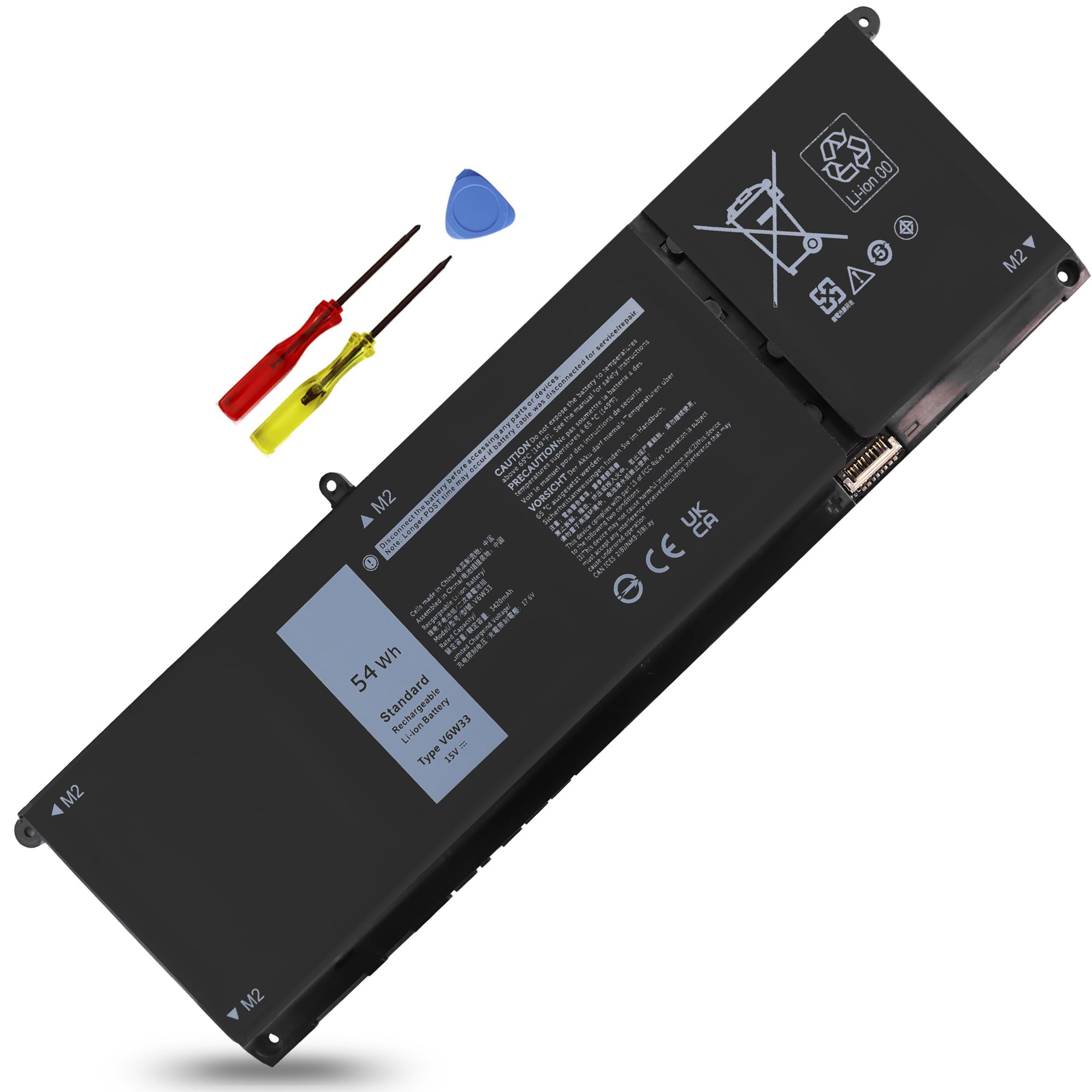 Amazon.com: 54Wh V6W33 Battery for Dell Inspiron 3510 3511 3515 3521 ...