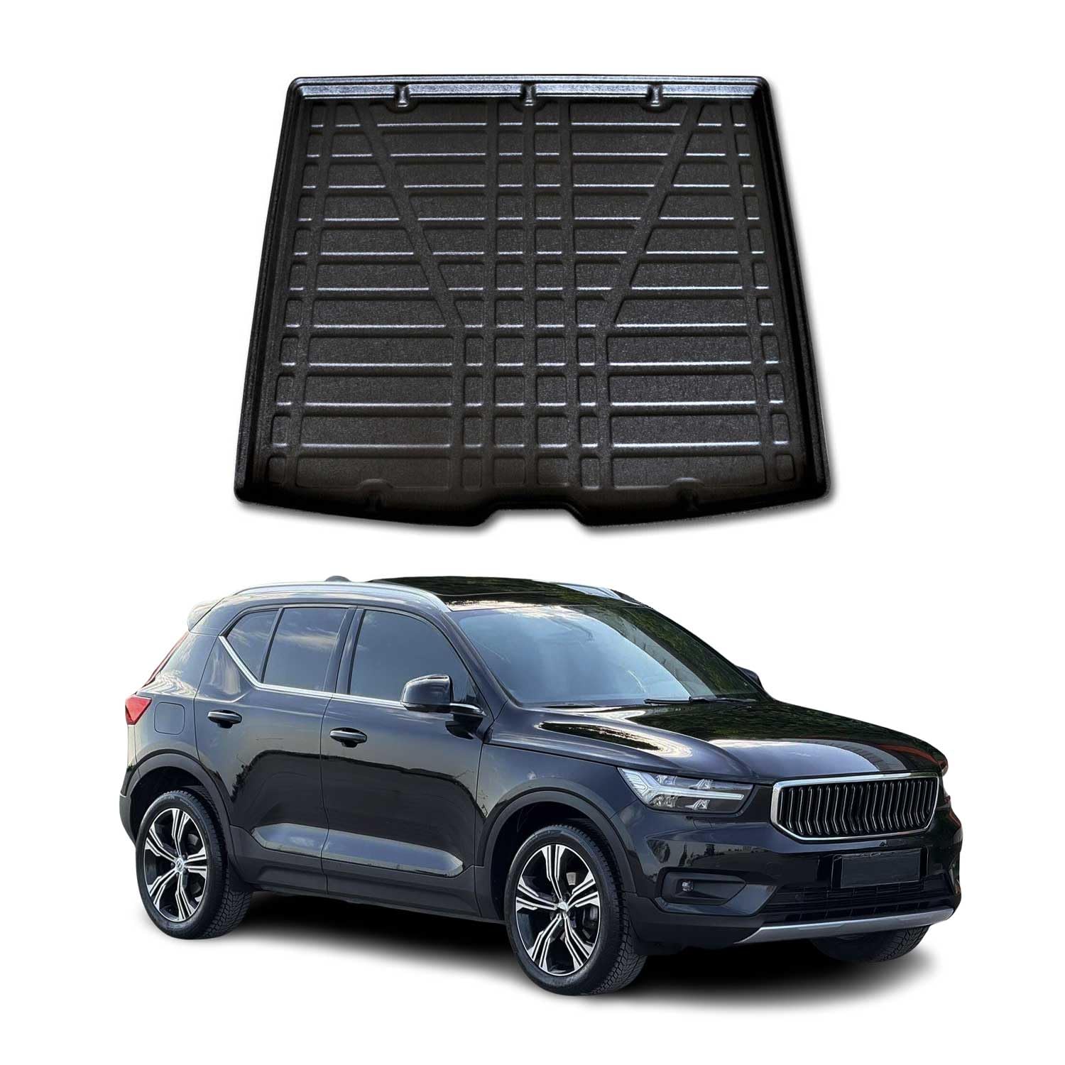 Omac Cargo Mats Liner For Volvo Xc40 2019 2024 Black | Desertcart INDIA