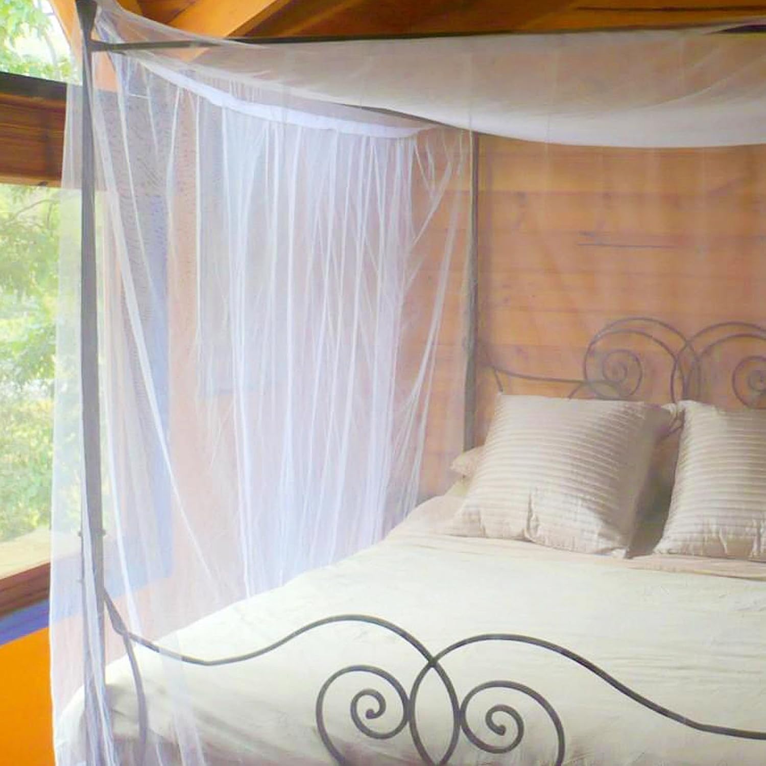 TravelMAX Double Mosquito Box Net Travel Double Bed Rectangular Boxnet ...