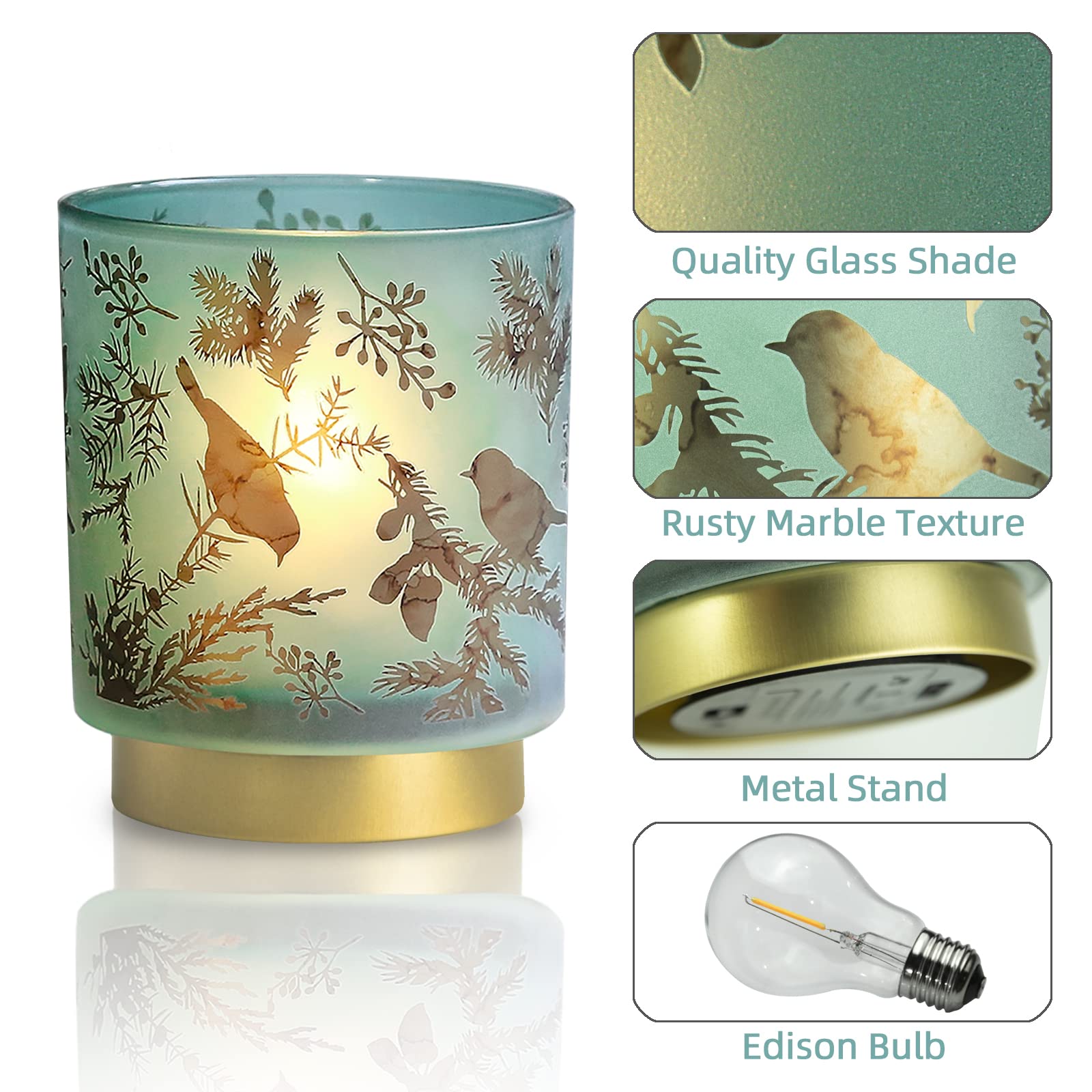 Snapklik.com : Battery Powered Table Lamps Timer, Battery Operated ...