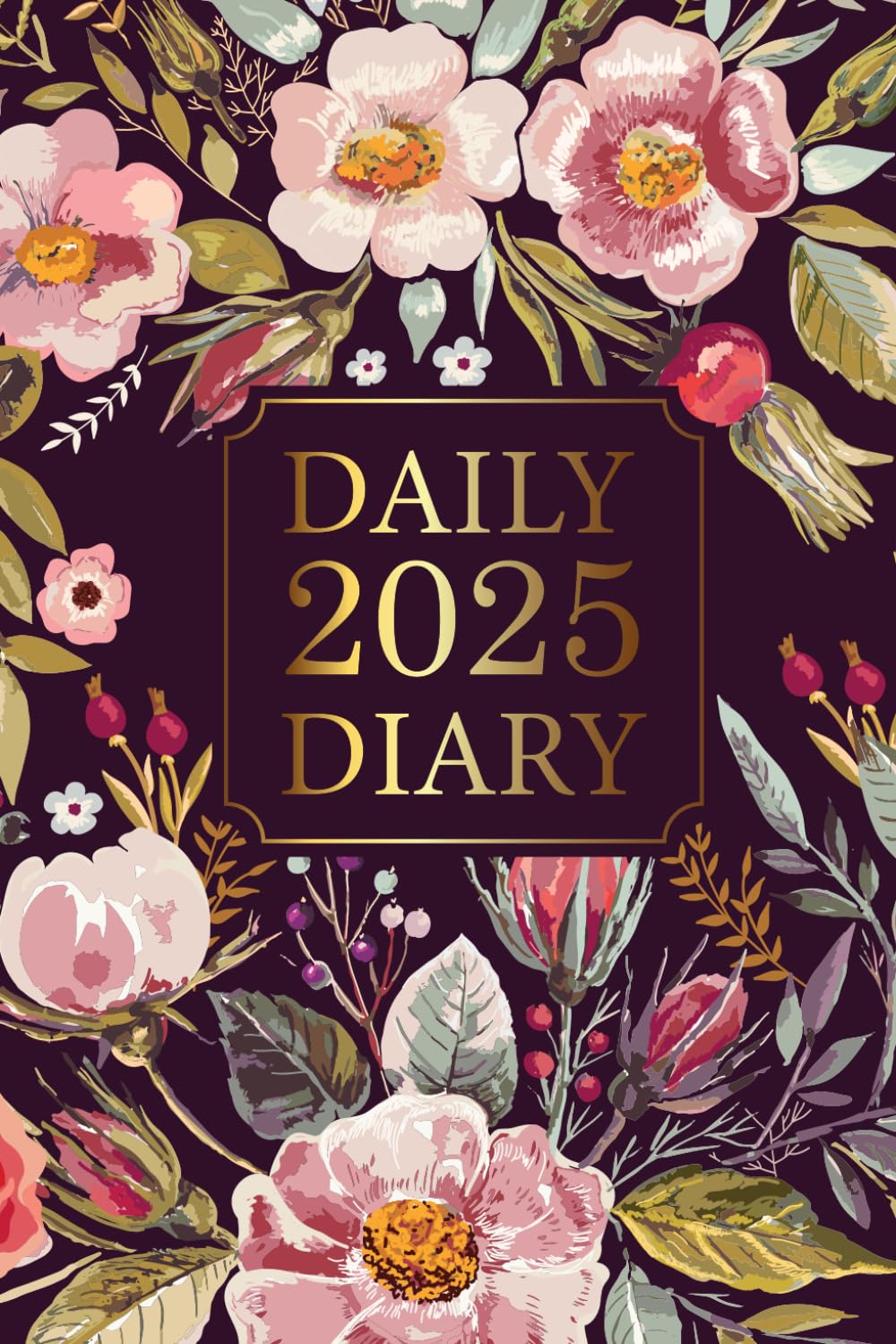 Daily Diary 2025 One Page Per Day: 365 days Fully lined with dated ...