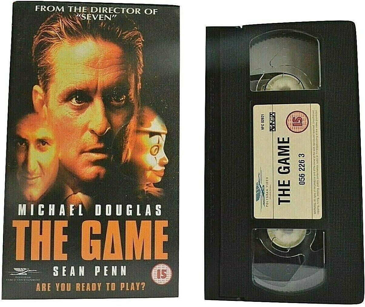 Amazon.com: The Game [VHS] : Michael Douglas, Deborah Kara Unger, Sean ...