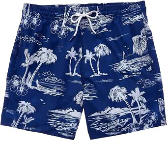 TRUNK Surf & Swim Co. Island Landscape Sano Swim Short | Amazon.com