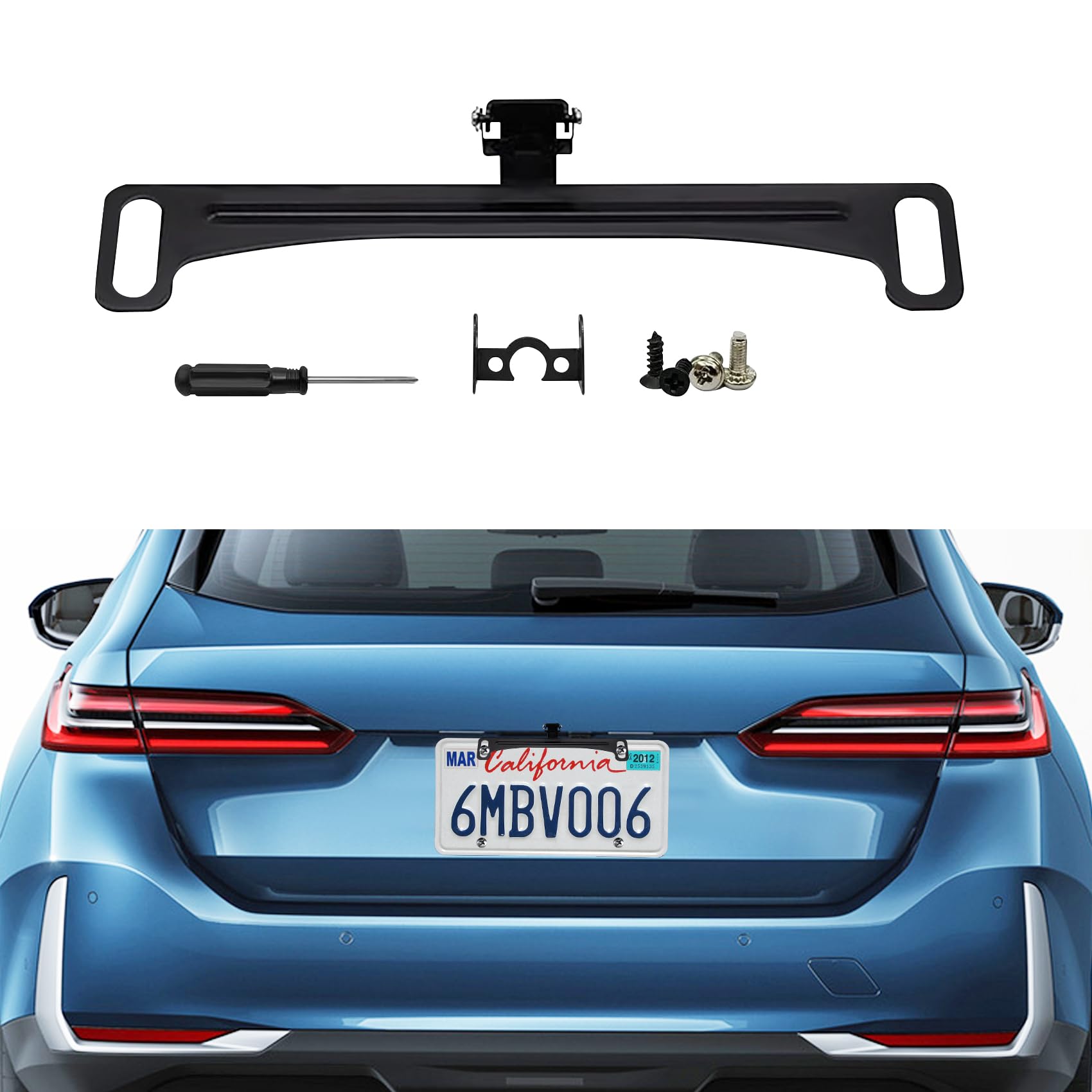 Amazon.com: Zufoty Reverse Rear View Backup Camera Bracket, License ...