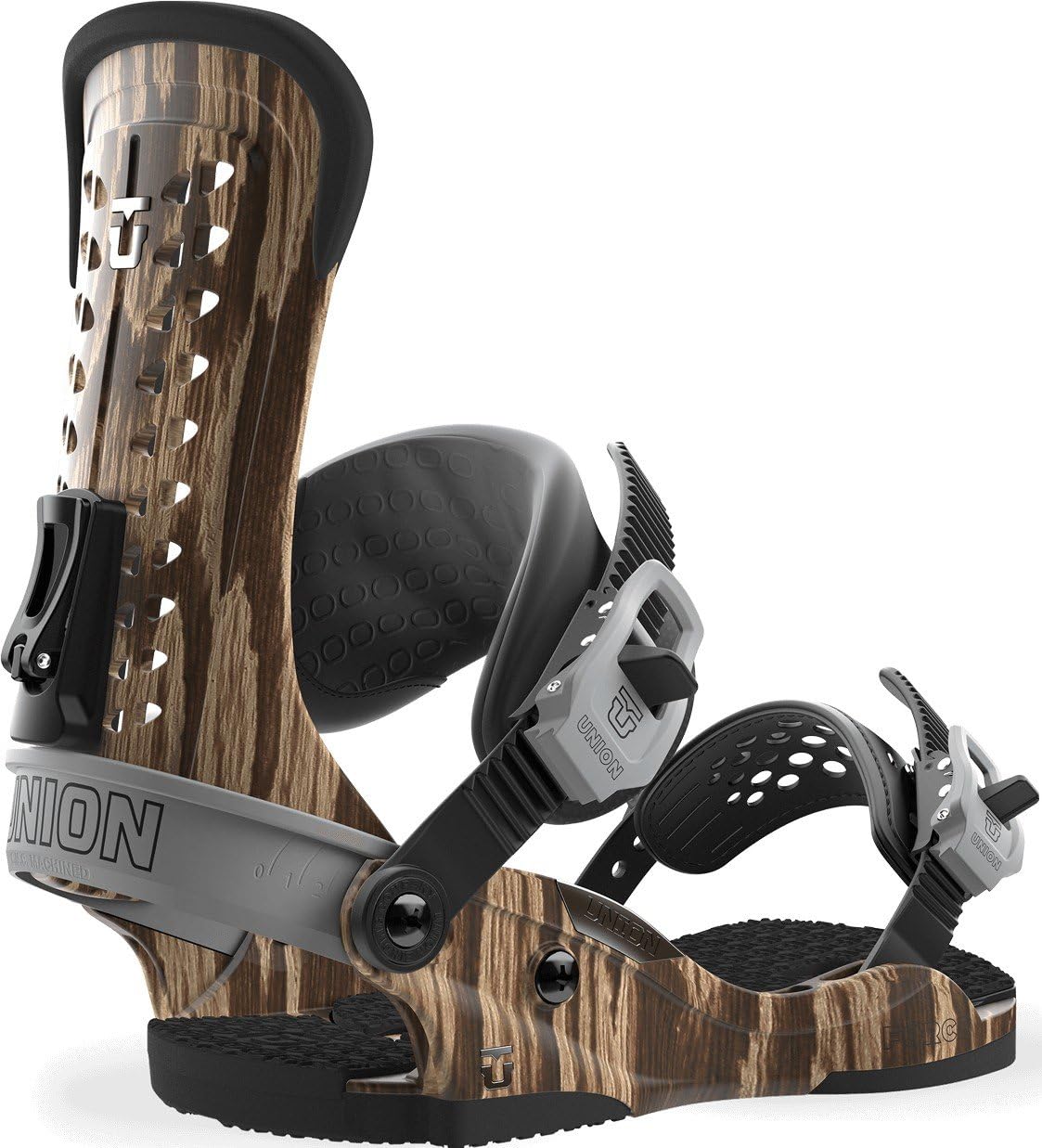 Amazon.com : Union Force Snowboard Bindings Black Large US Men's 10 ...