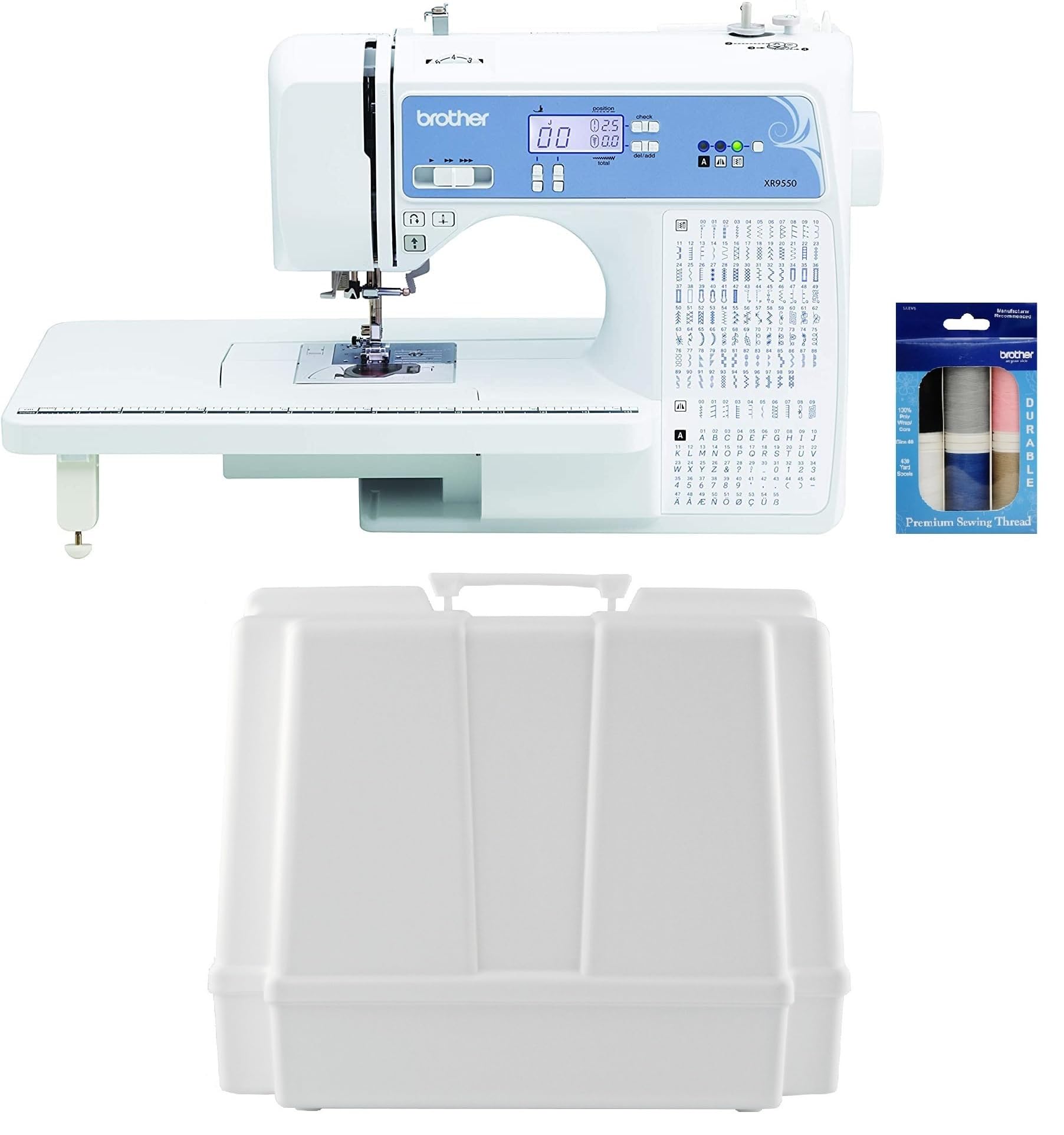 Buy BrotherXR9550 Computerized Sewing and Quilting Machine, Hard ...