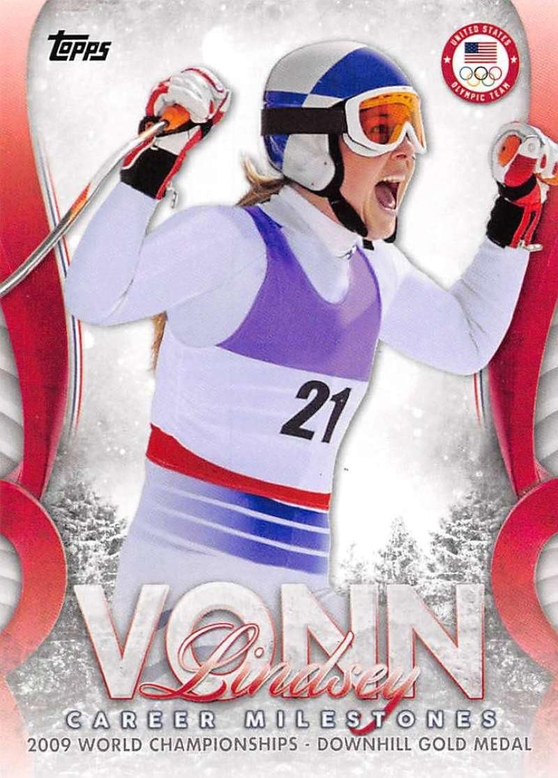 Amazon.com: 2018 Topps US Winter Olympics Lindsey Vonn Career ...