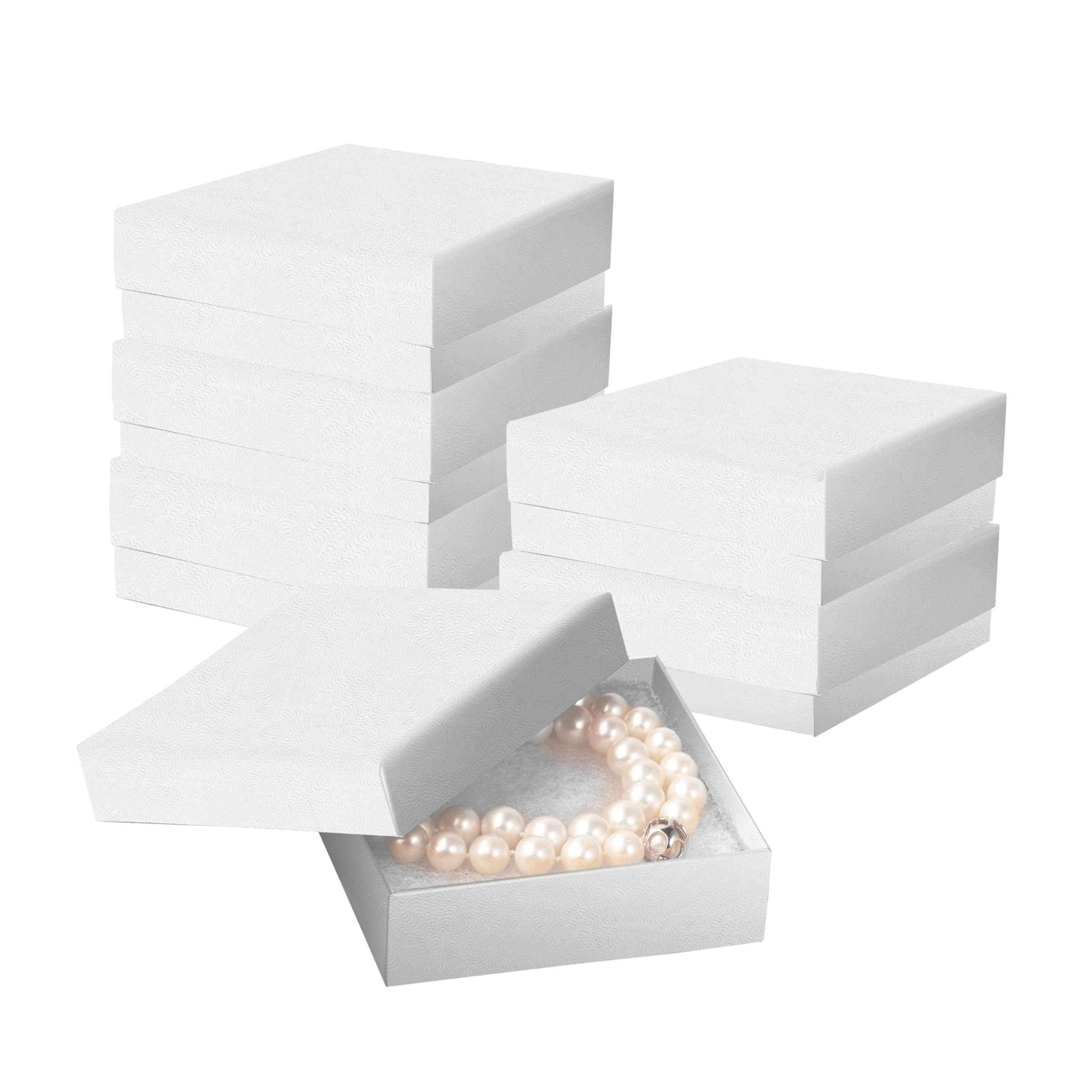 Amazon.com: Jewelry Gift Boxes 6 Pack 3.5x3.5x1 inch Cardboard Jewelry ...