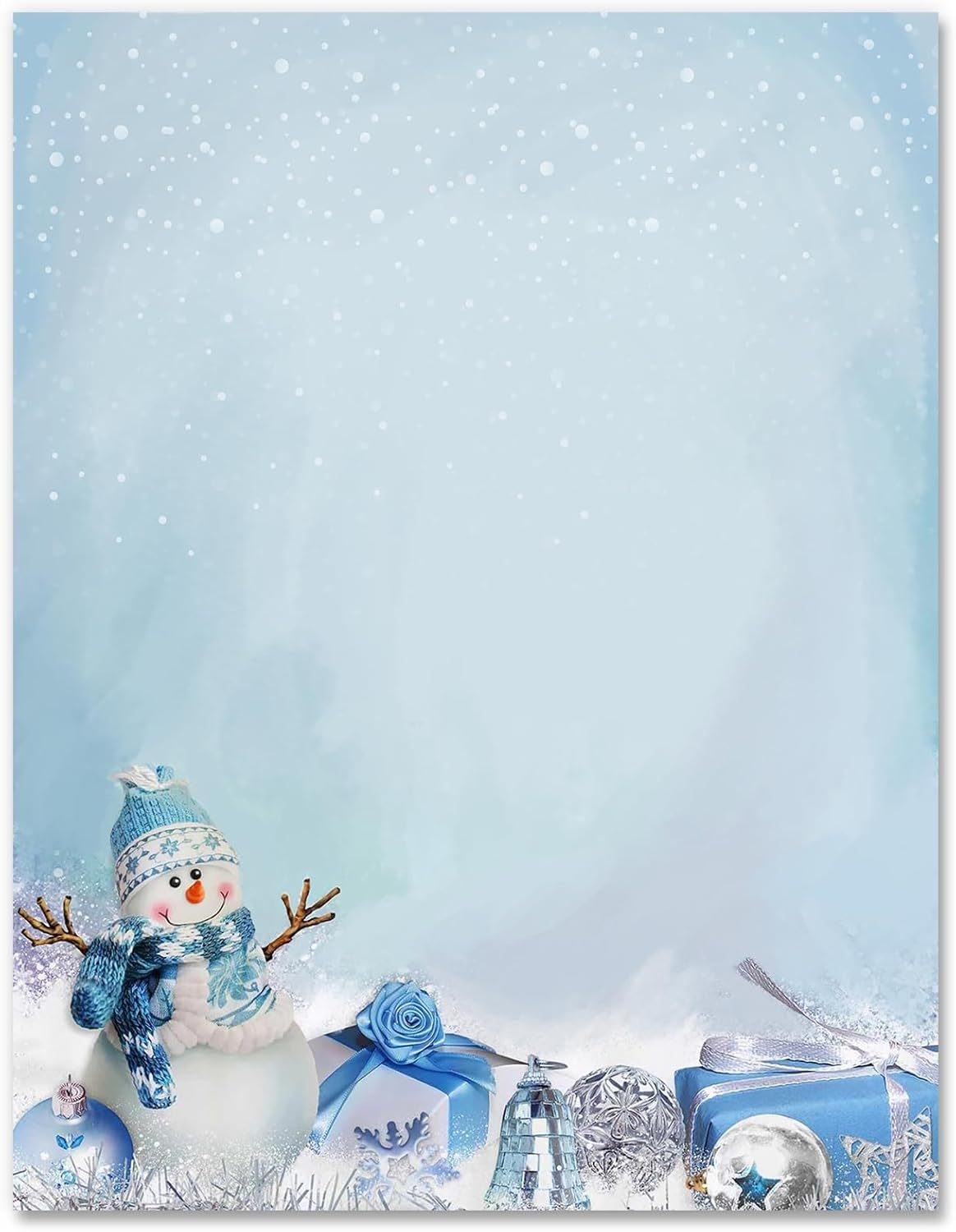 Amazon.com : Generic AnyDesign 60 Sheet Christmas Stationery Paper ...