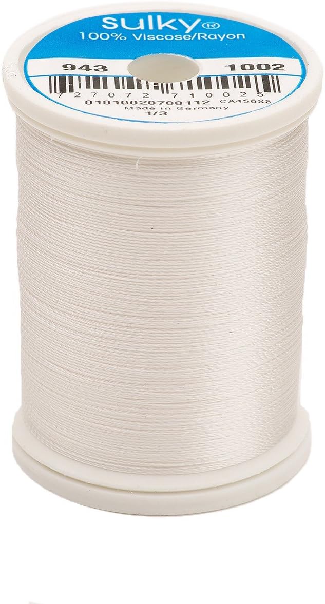 Amazon.com: Sulky Of America 268d 40wt 2-Ply Rayon Thread, 850 yd, Soft ...