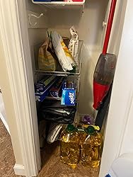 Amazon.com: 4 Tiers Stackable Rolling Bin Basket with Lockable Casters ...