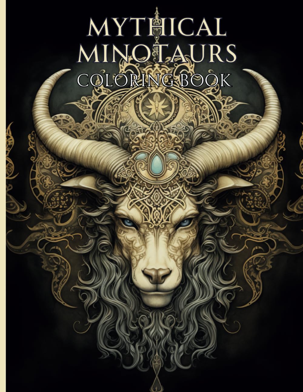 Amazon.com: Mythical Minotaurs - 50 Single Sided Adult Coloring Book Pages Perfect Gift For ...