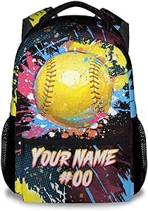 Amazon.com | COZYAURA Custom Backpack - Softball Backpacks for Girls ...