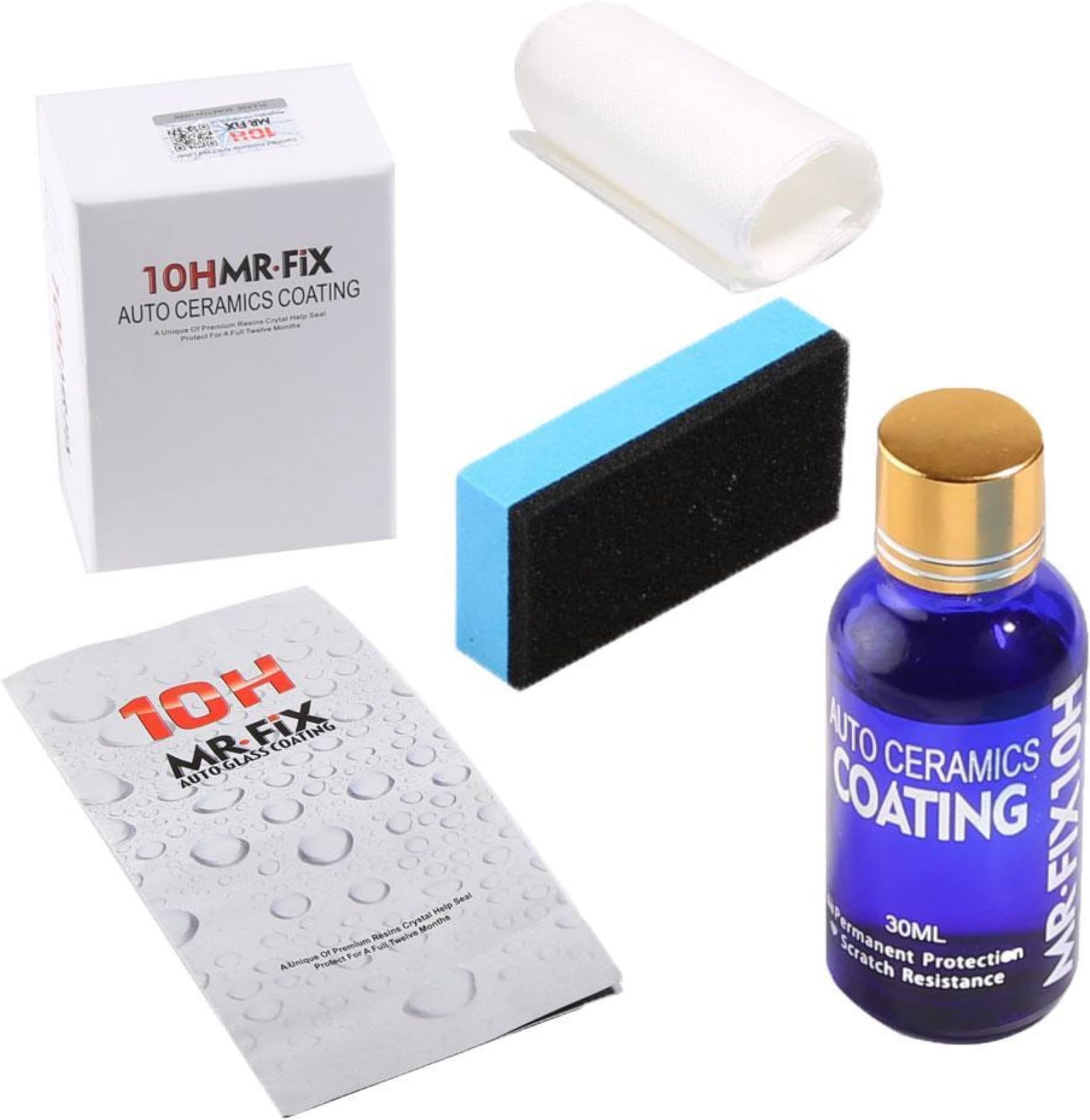 Anti-Scratch Vehicle 10H Ceramic Coating Polish Liquid Glass Paint ...