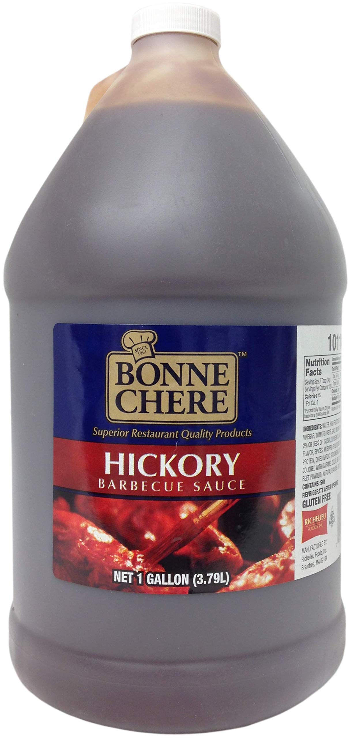 Amazon.com : Bonne Chere Superior Hickory Barbecue Sauce, 1 Gallon - 4 ...
