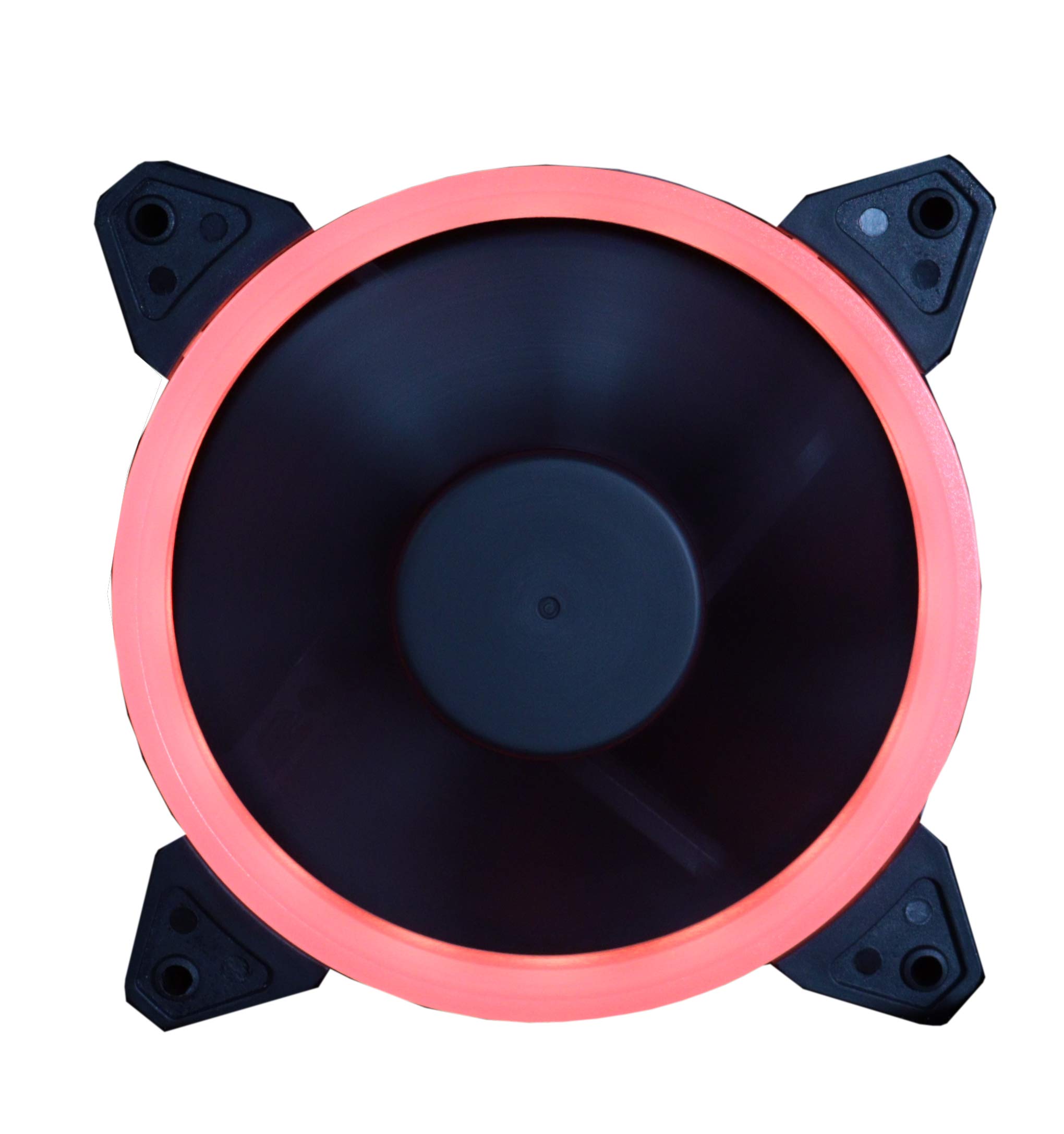 Buy ionz Halo PC Gaming Red Cooling Fan 120mm LED, Hydro Bearing, 9 ...