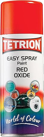 Tetrion Red Oxide Primer Spray Paint 400ml – Quick-Drying Aerosol for ...
