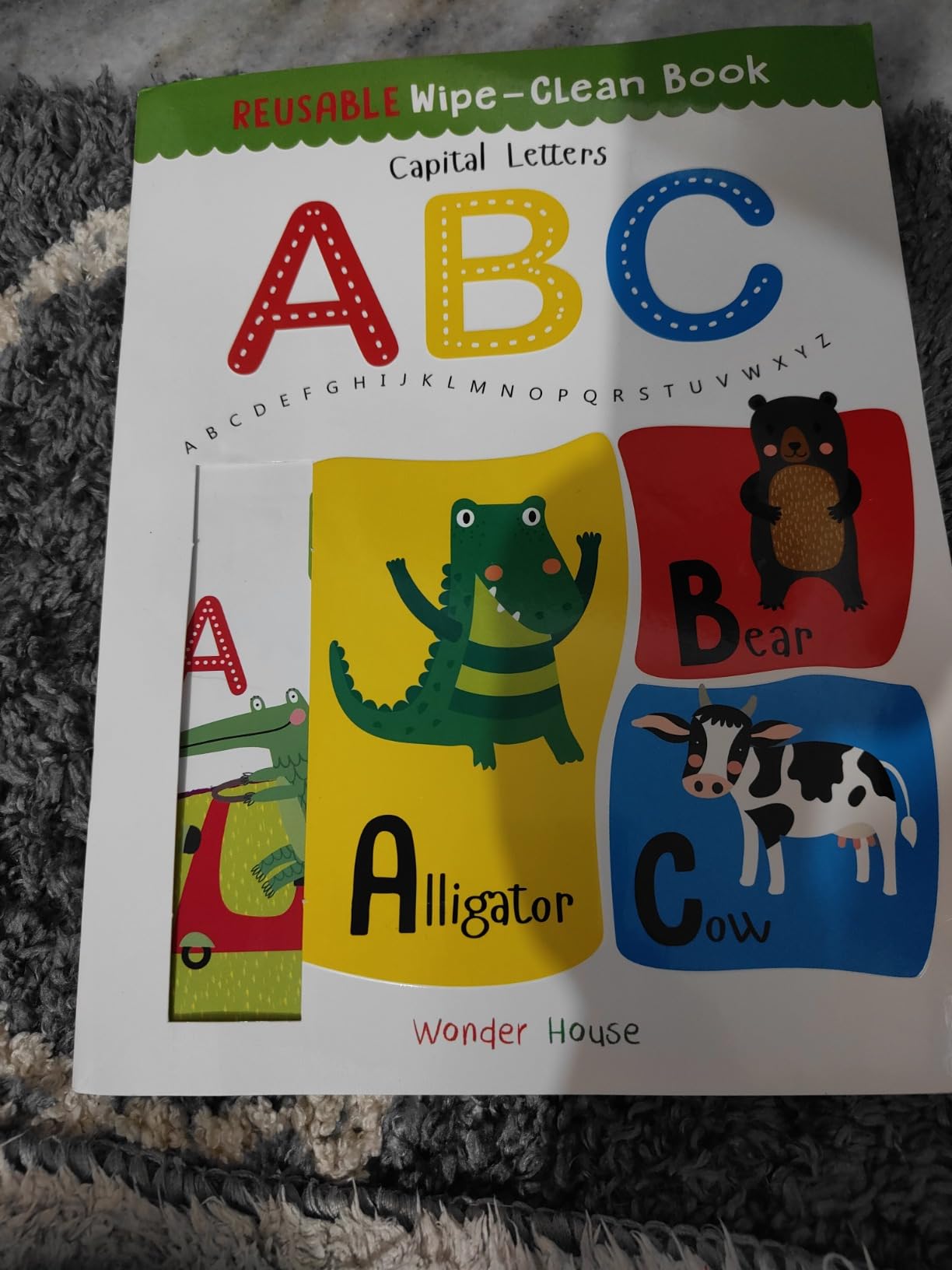 Reusable Wipe And Clean Book - Capital Letters : Write And Practice ...