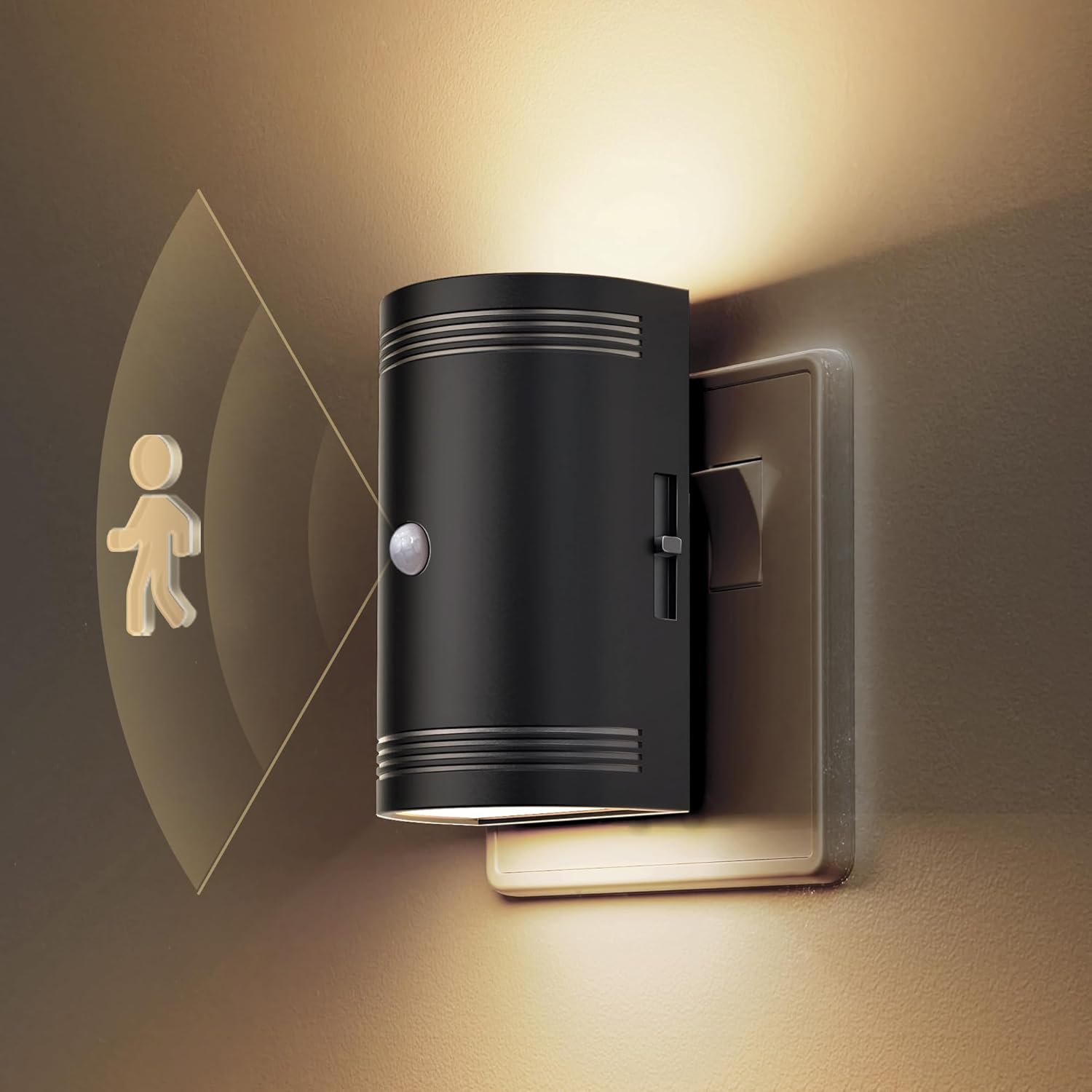 LOHAS-LED Night Light, Motion Sensor Night Light Plug in Wall, 1 Pack ...