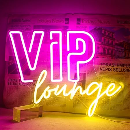 Horseneon VIP Lounge Neon Signs for Wall Decor, VIP Neon Lights Signs ...